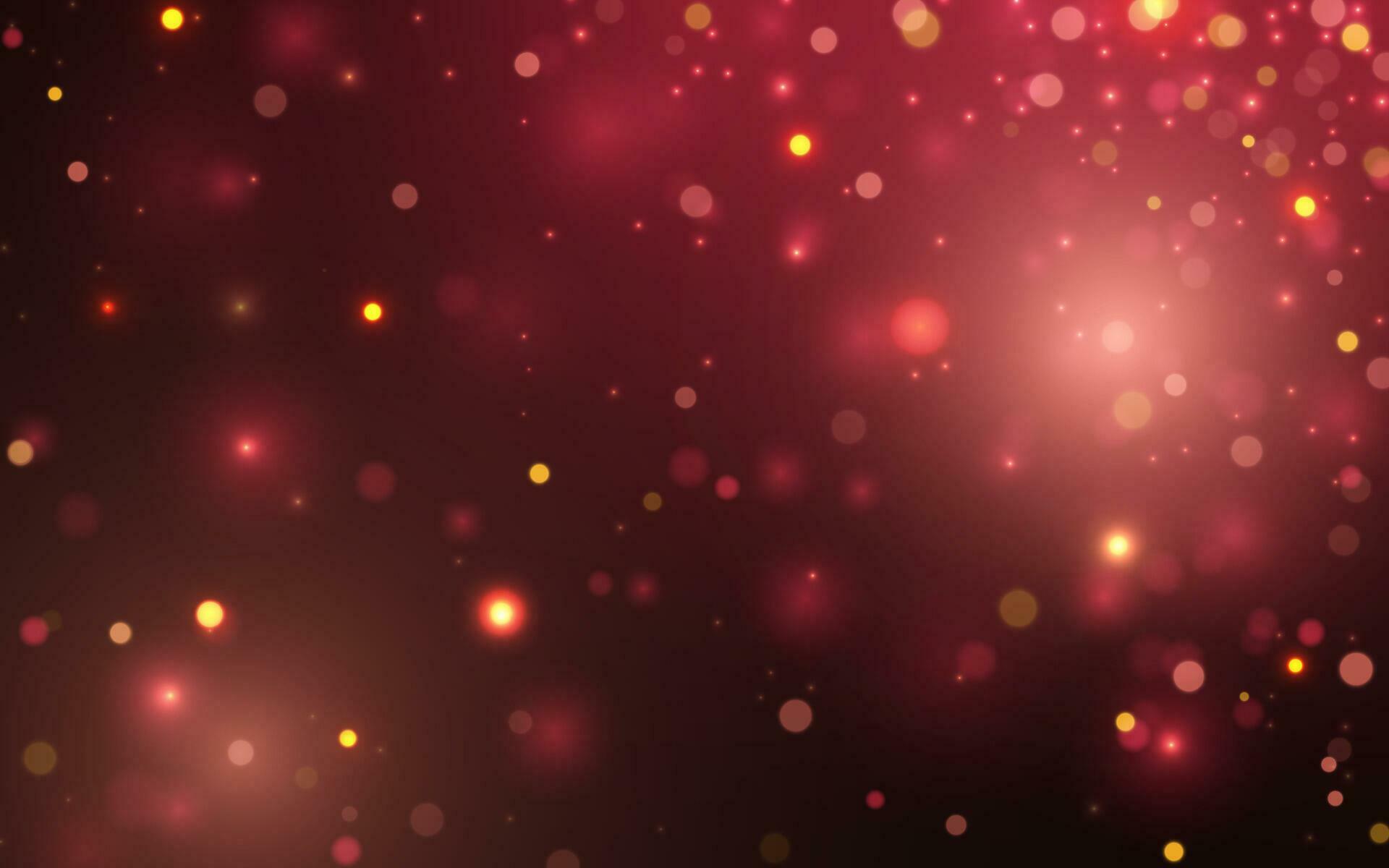 Red Fire Colours Bokeh Particle Soft Light Abstract Backgrounds Vector Eps 10 Illustration