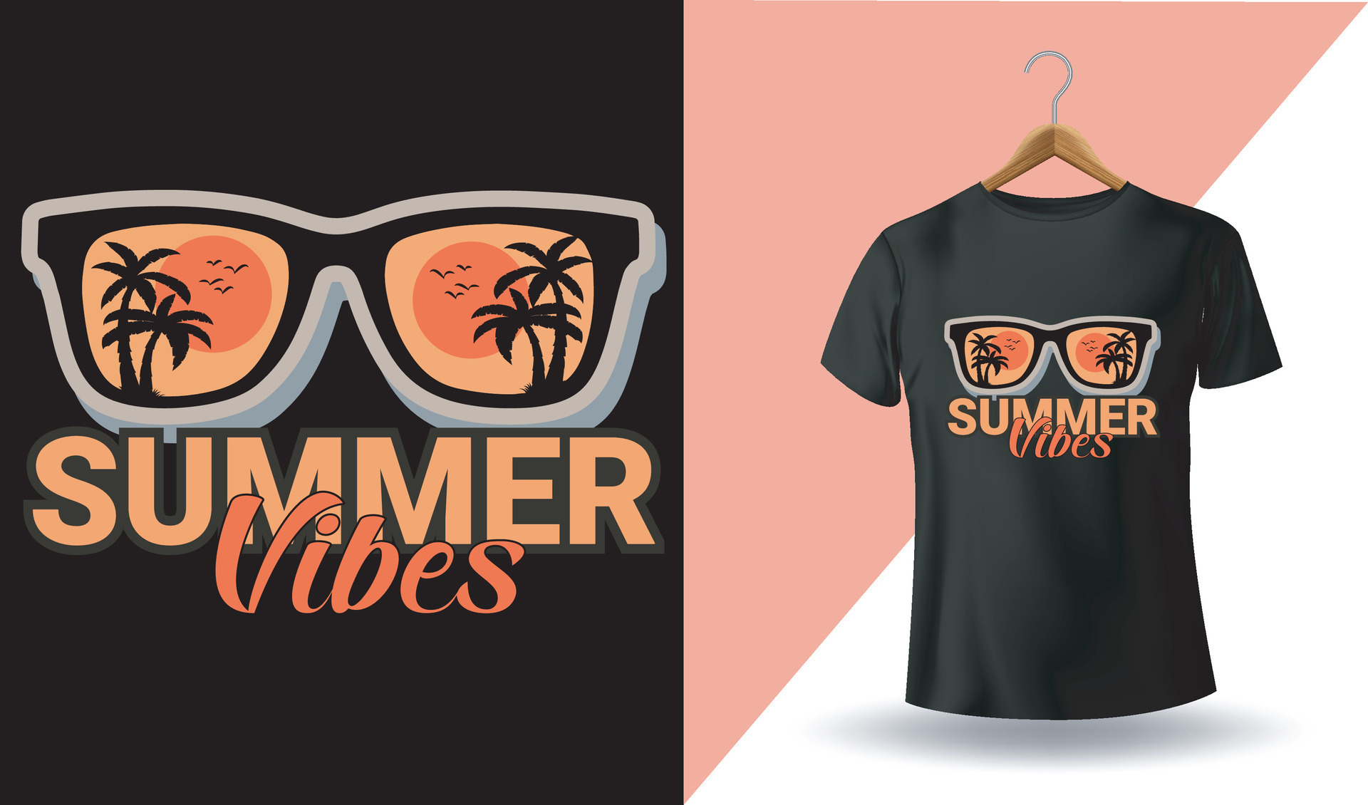 Summer Vibes T Shirt Design For Summer 25398487 Vector Art At Vecteezy