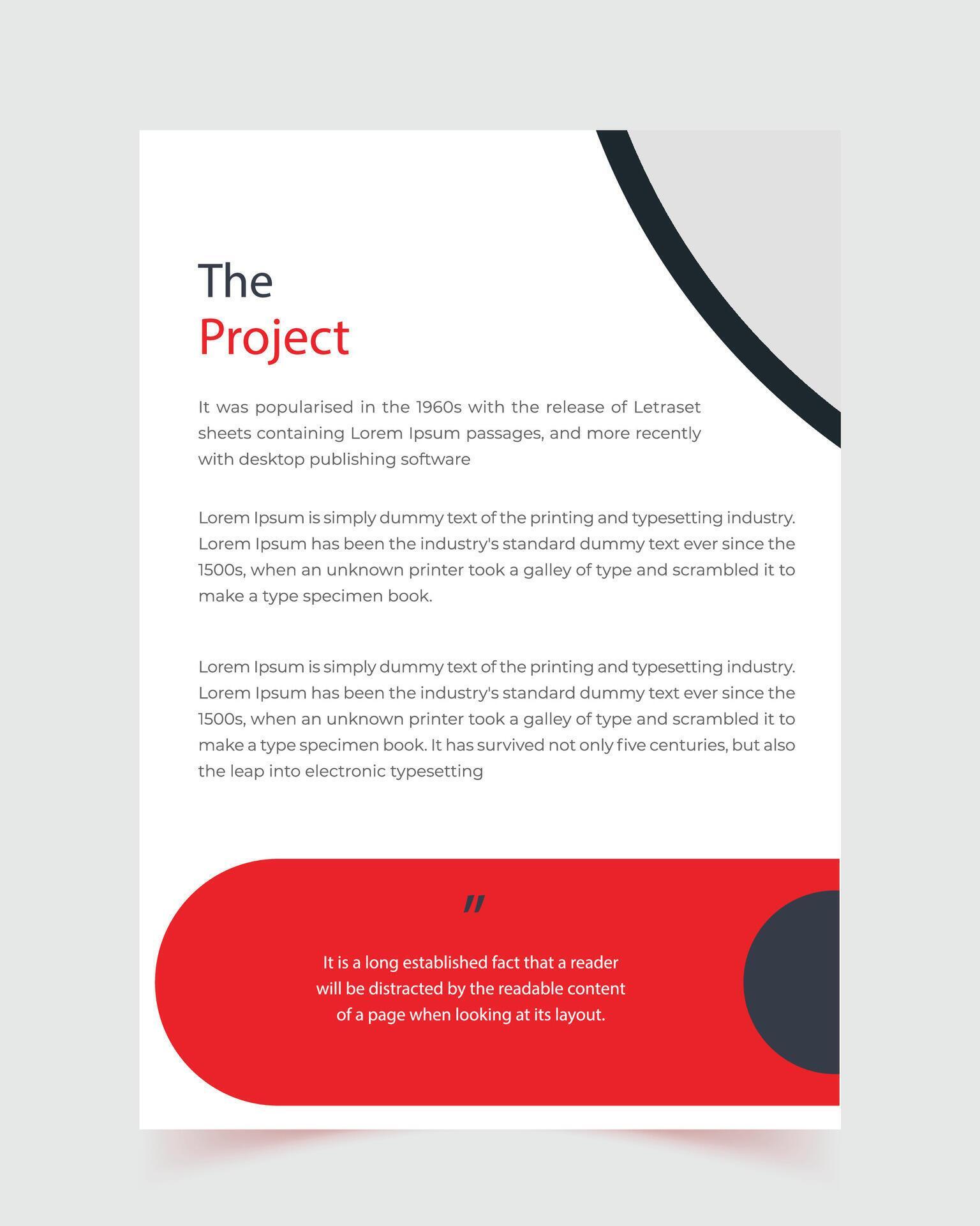 Brochure Template Layout Minimal Template Layout Design Minimal Business Profile Template
