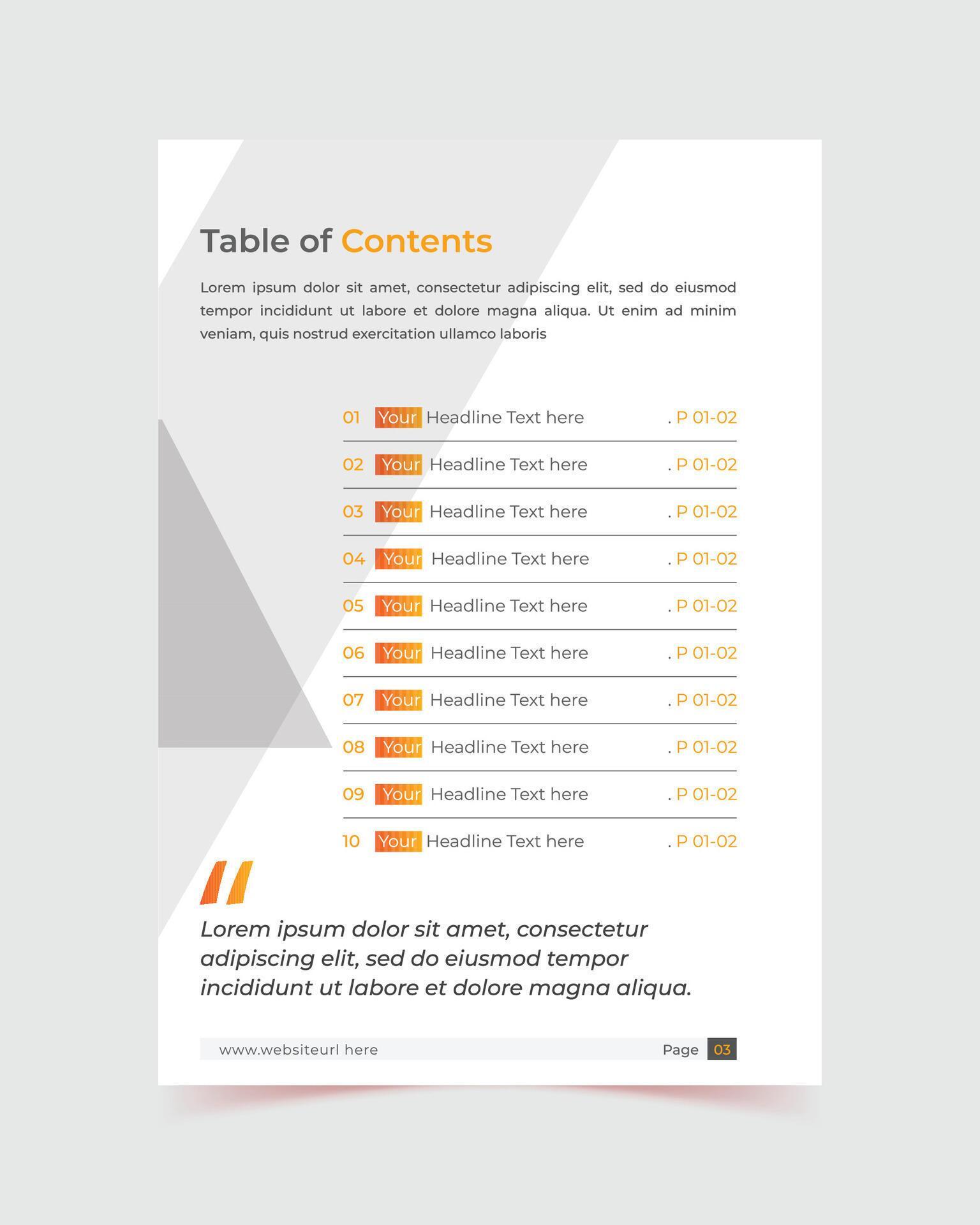 Brochure Template Layout Design Minimal Template Layout Design