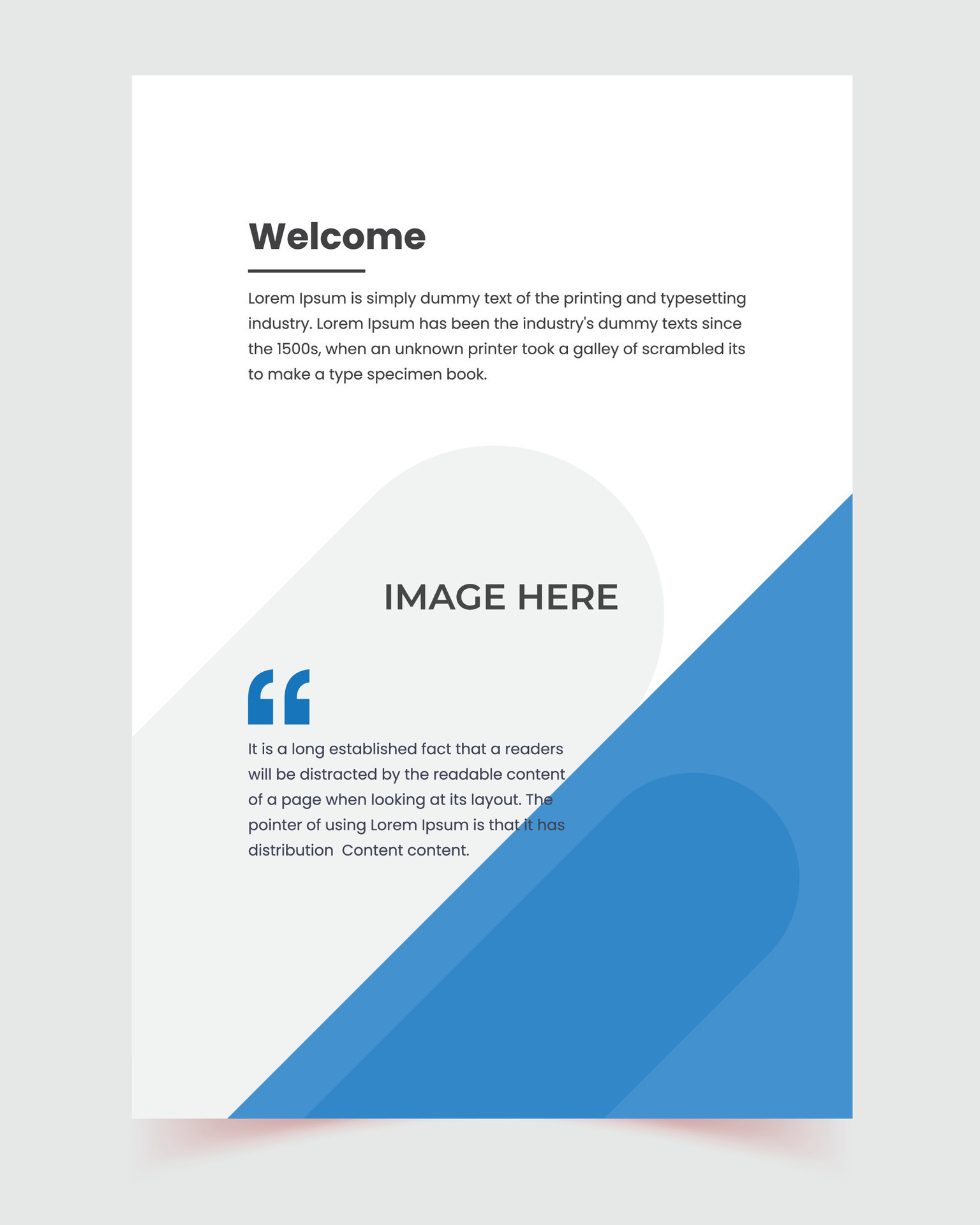 Brochure Template Layout Design Annual Report Minimal Template Layout