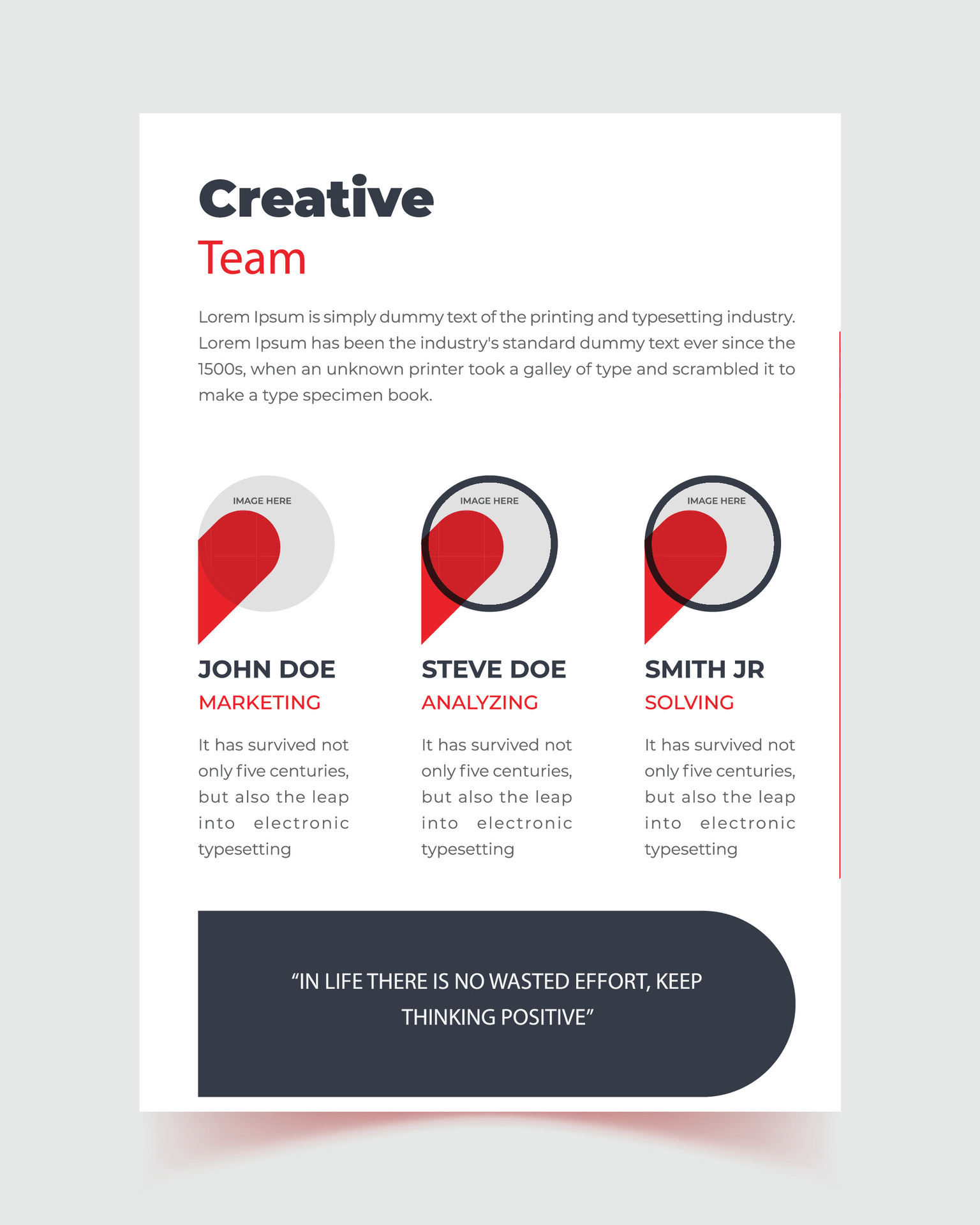 Brochure Template Layout Minimal Business Profile Template Layout