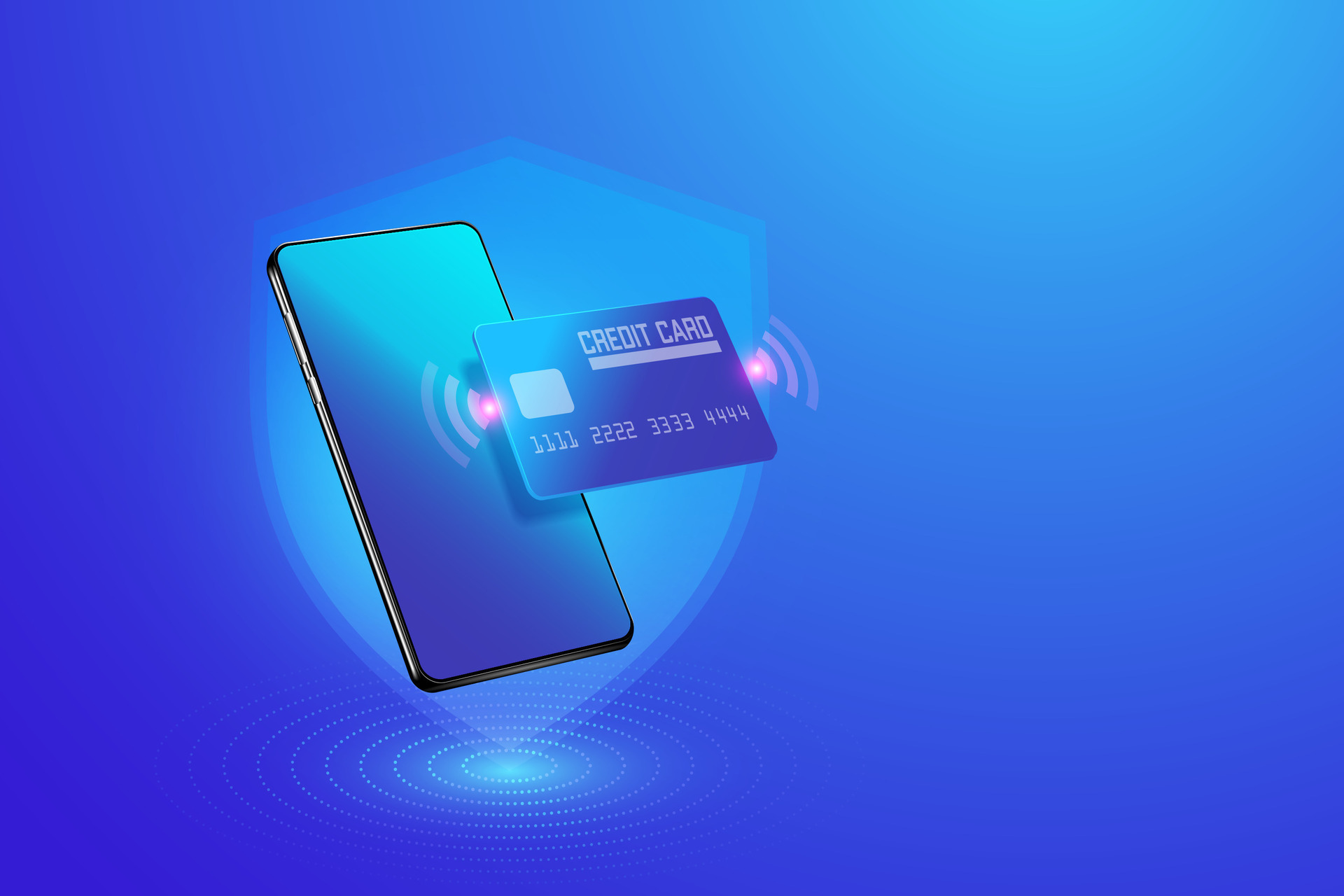 Secure Online Payment Transaction With Smartphone Internet Banking Via Credit Card On Mobile