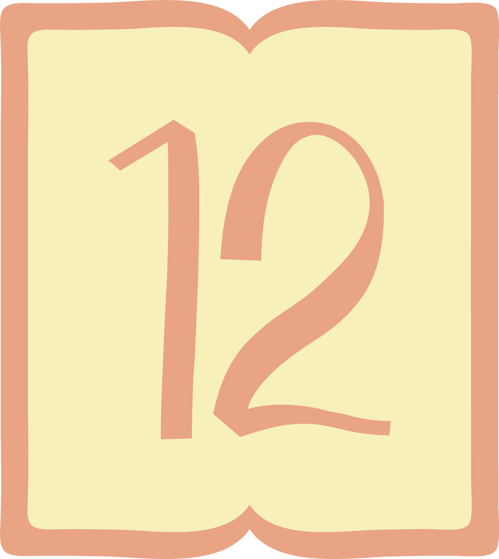 Page Number 12 Count Digit Numeric Numbering Ranking Numerical Numbers Text 25406843 Vector Art