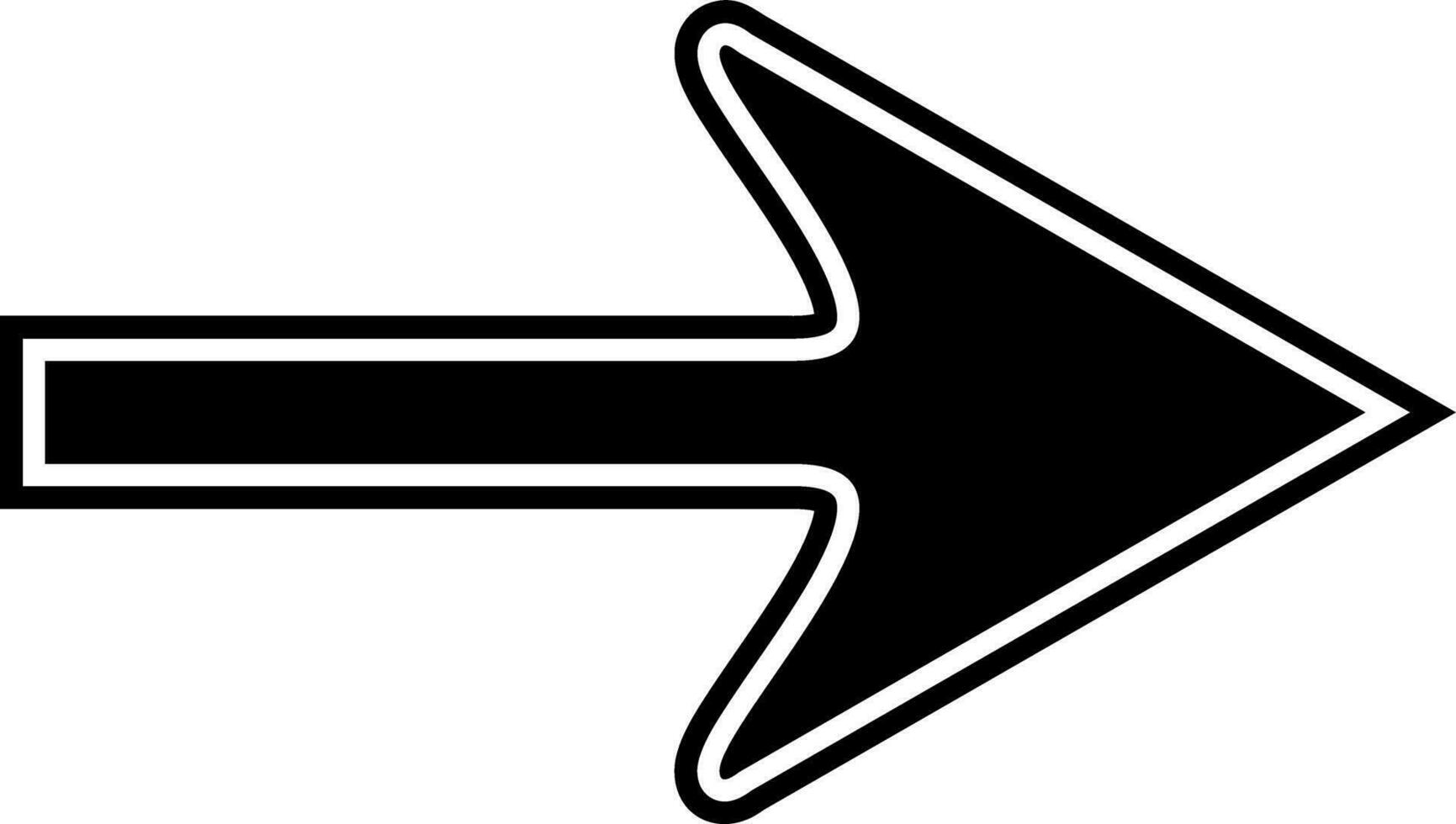 Arrow Icon Right Sign Cursor Pointer Symbol Button 25407477 Vector Art
