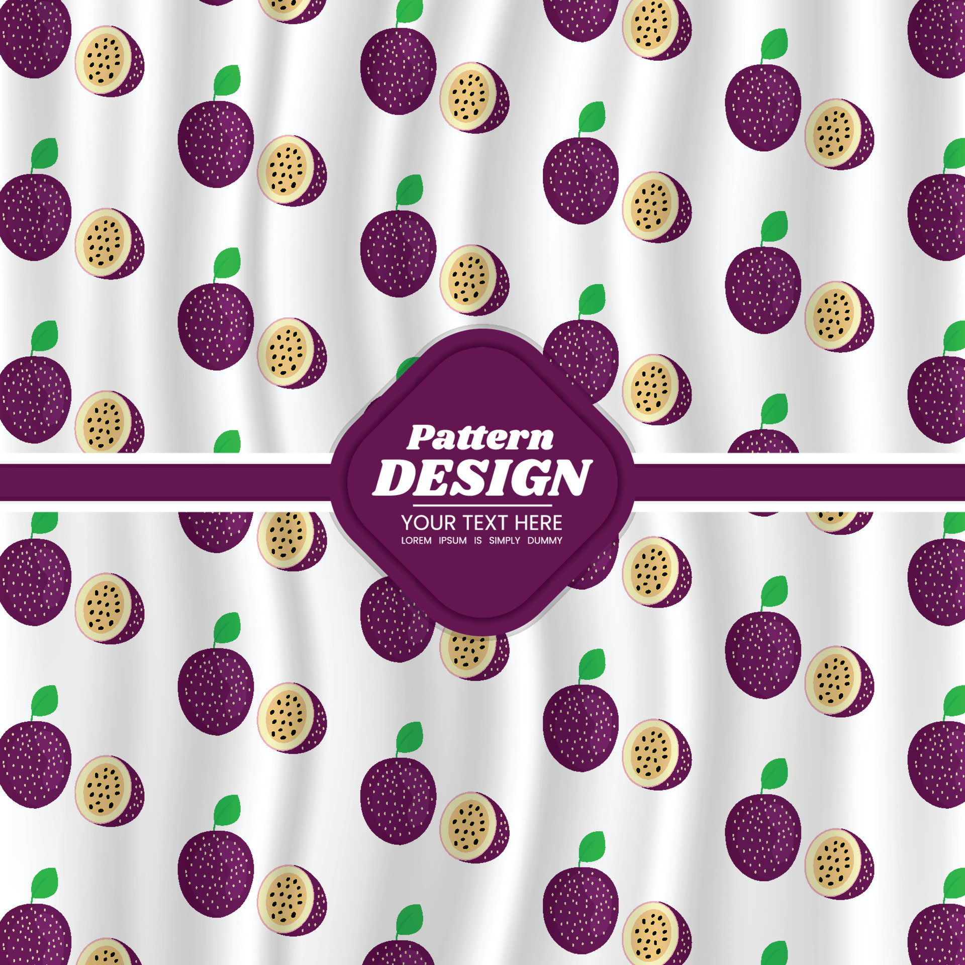 fruit pattern background design 25409736 Vector Art at Vecteezy