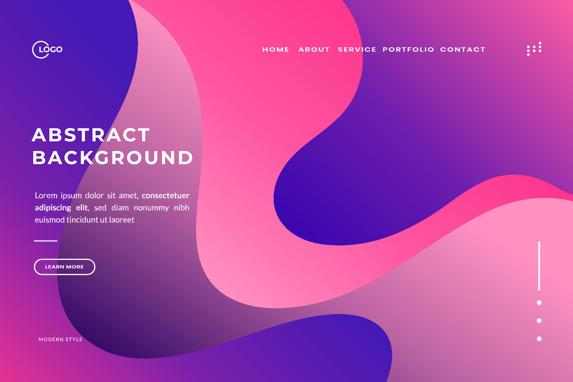 Abstract Background Wave Modern was created with a modern and ...