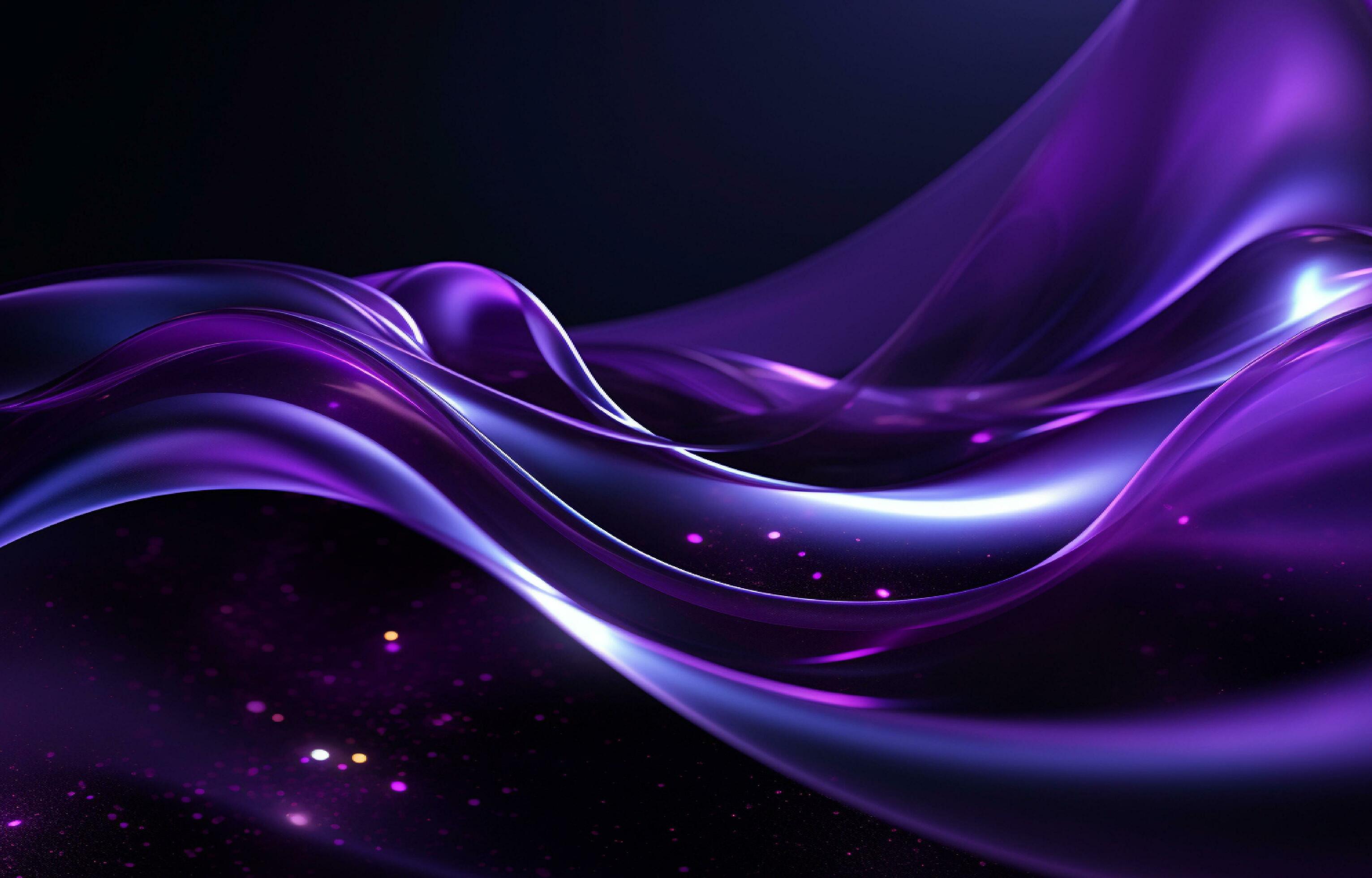 Premium and elegant purple background. Black and violet wavy background ...