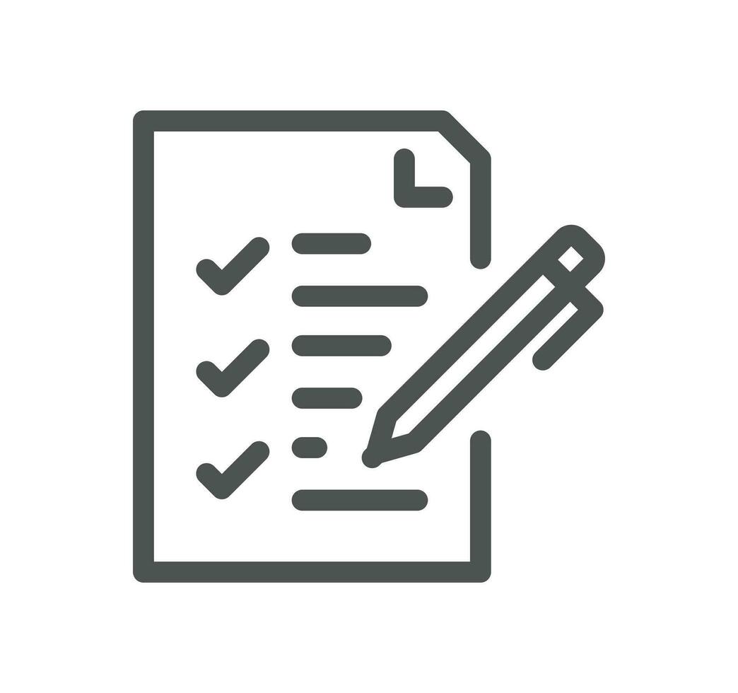Inspection related icon outline and linear vector. 25419399 Vector Art at Vecteezy