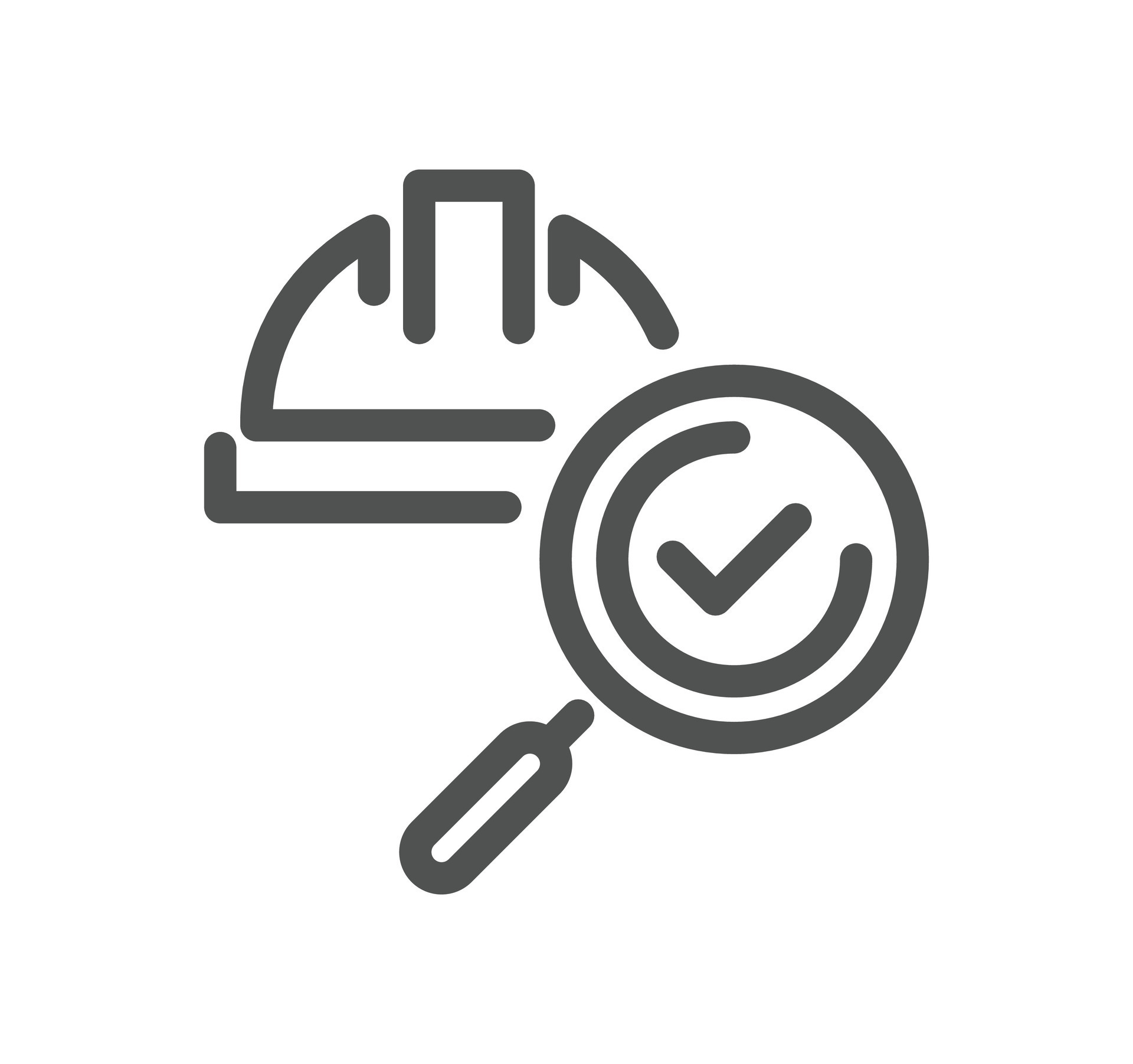 Inspection related icon outline and linear vector. 25419444 Vector Art at Vecteezy