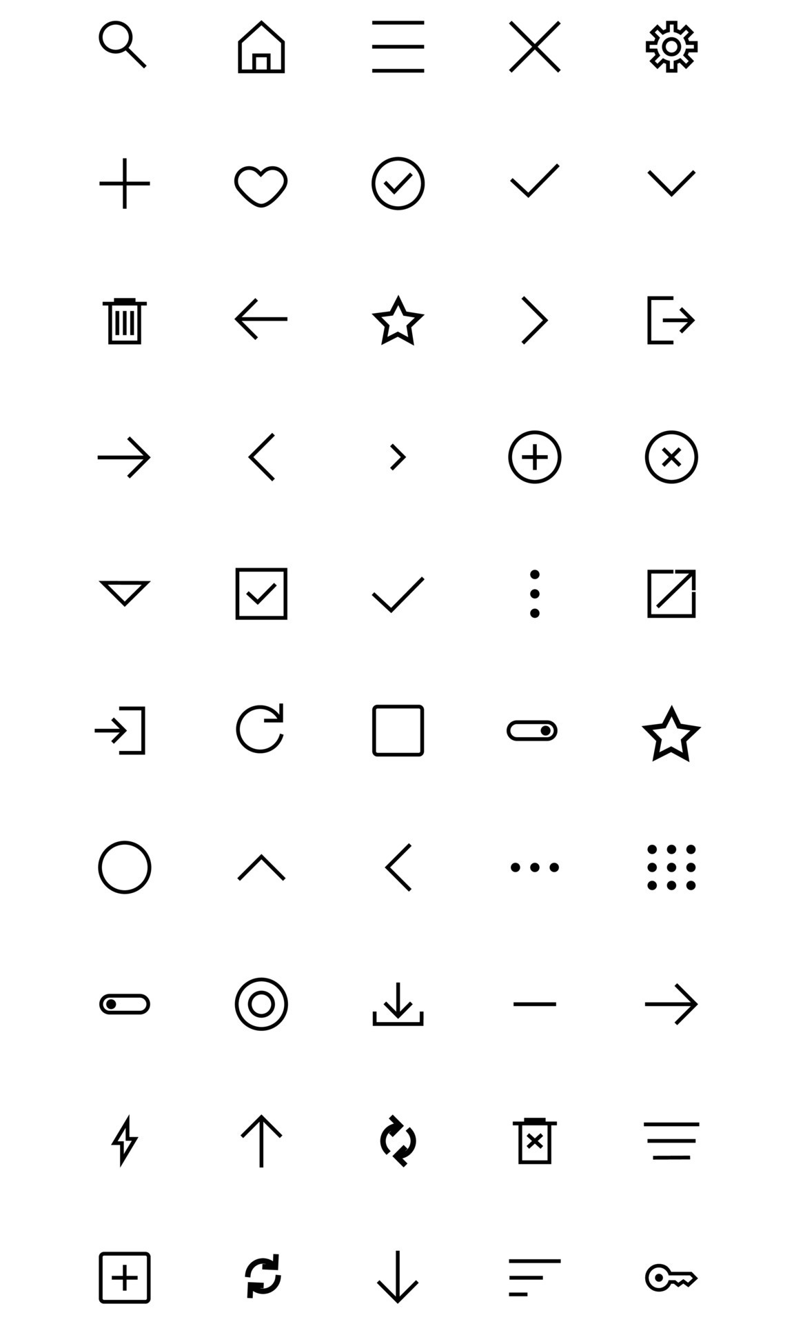 User Interface Related Vector Line Icon Simple Set Contains Icon