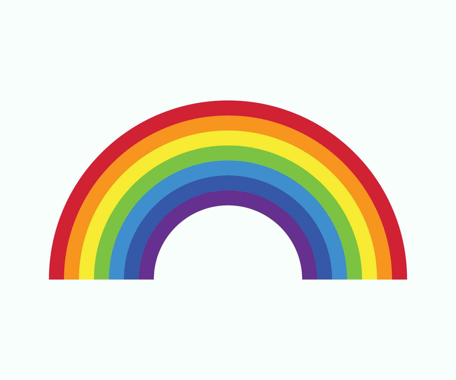 Rainbow vector icon. Colorful rainbow icon 25422912 Vector Art at Vecteezy