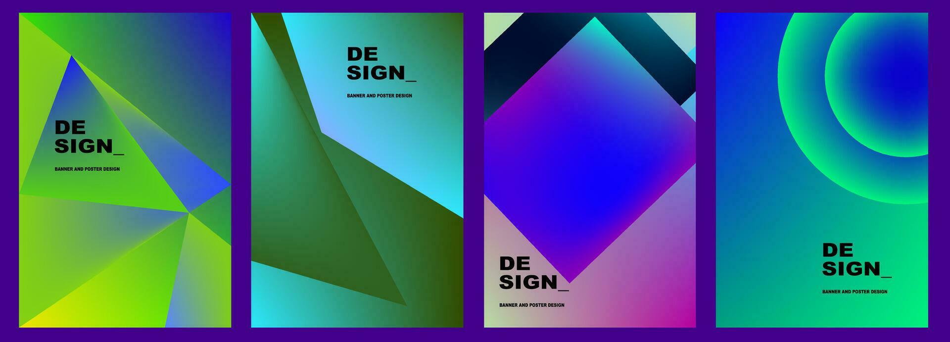 abstract gradient set background 25432051 Vector Art at Vecteezy