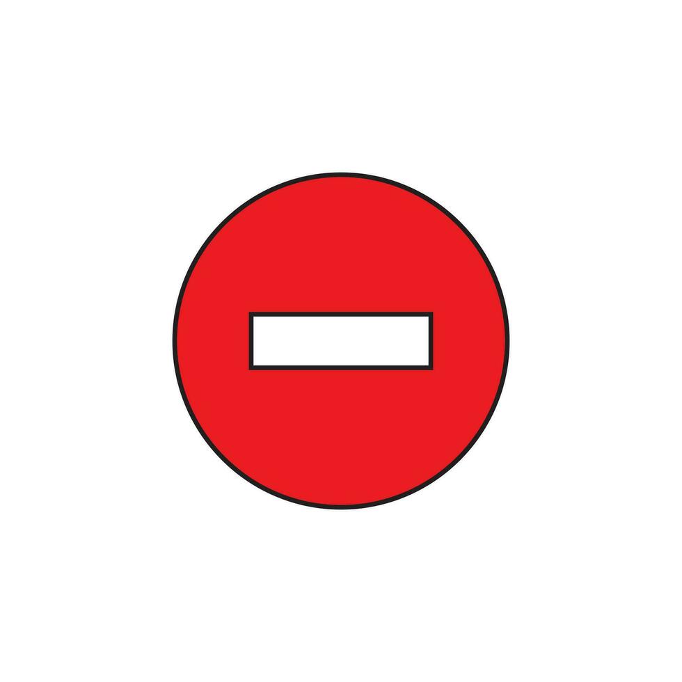 kids drawing Vector illustration Stop Sign . No entry Sign flat cartoon ... kids drawing Vector illustration Stop Sign . No entry Sign flat cartoon ...