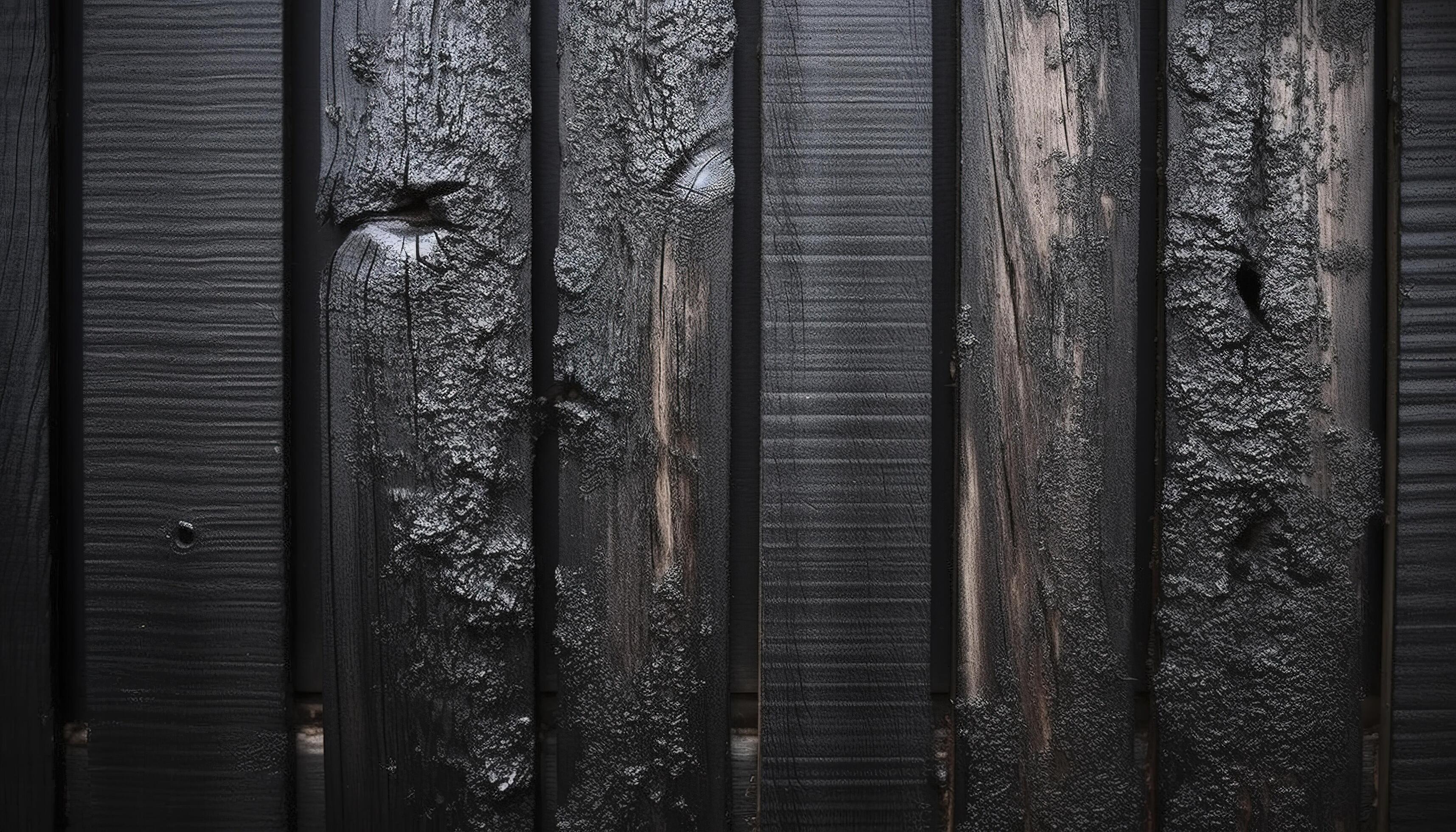 Charred Wood Background