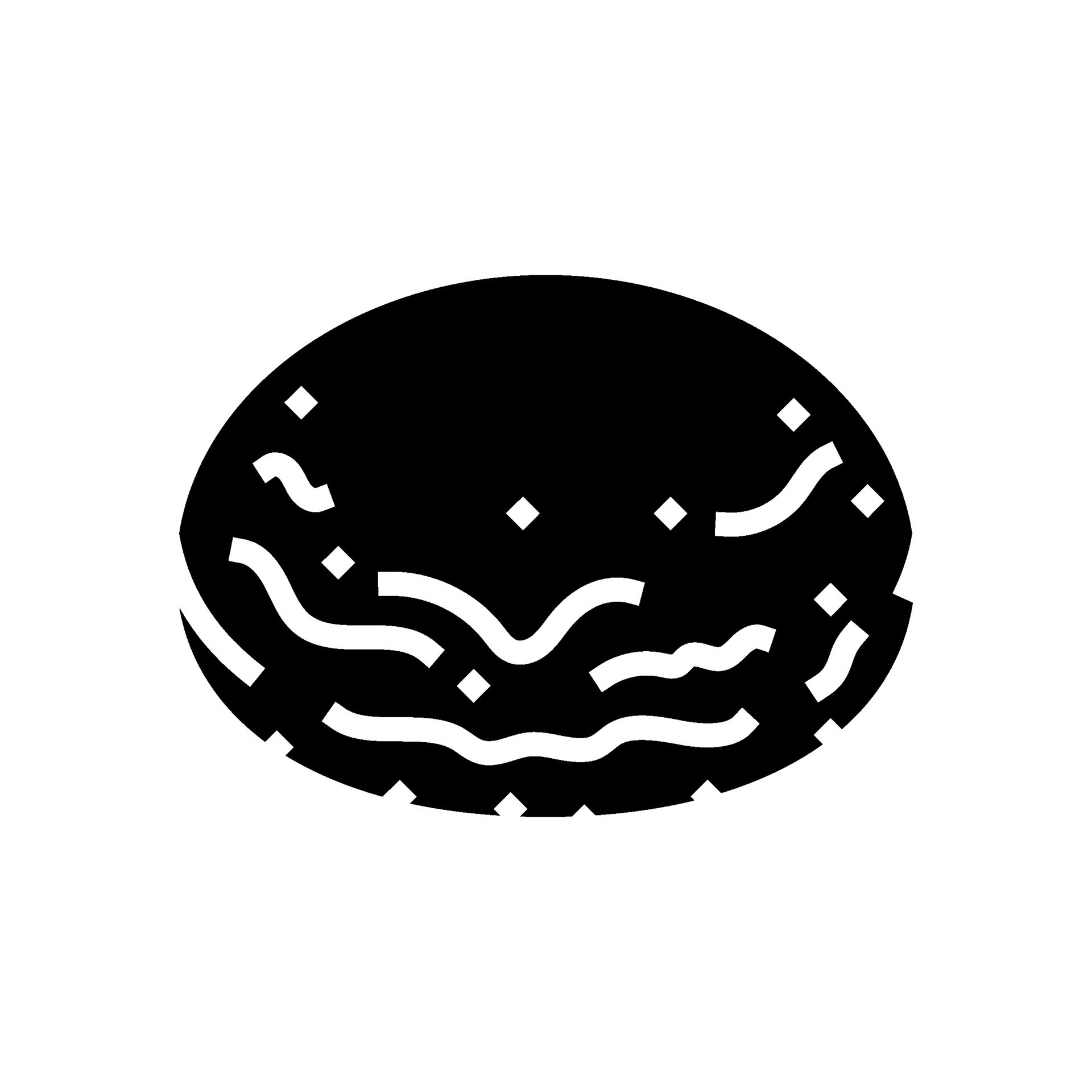 Brioche Bun Food Meal Glyph Icon Vector Illustration 25435087 Vector