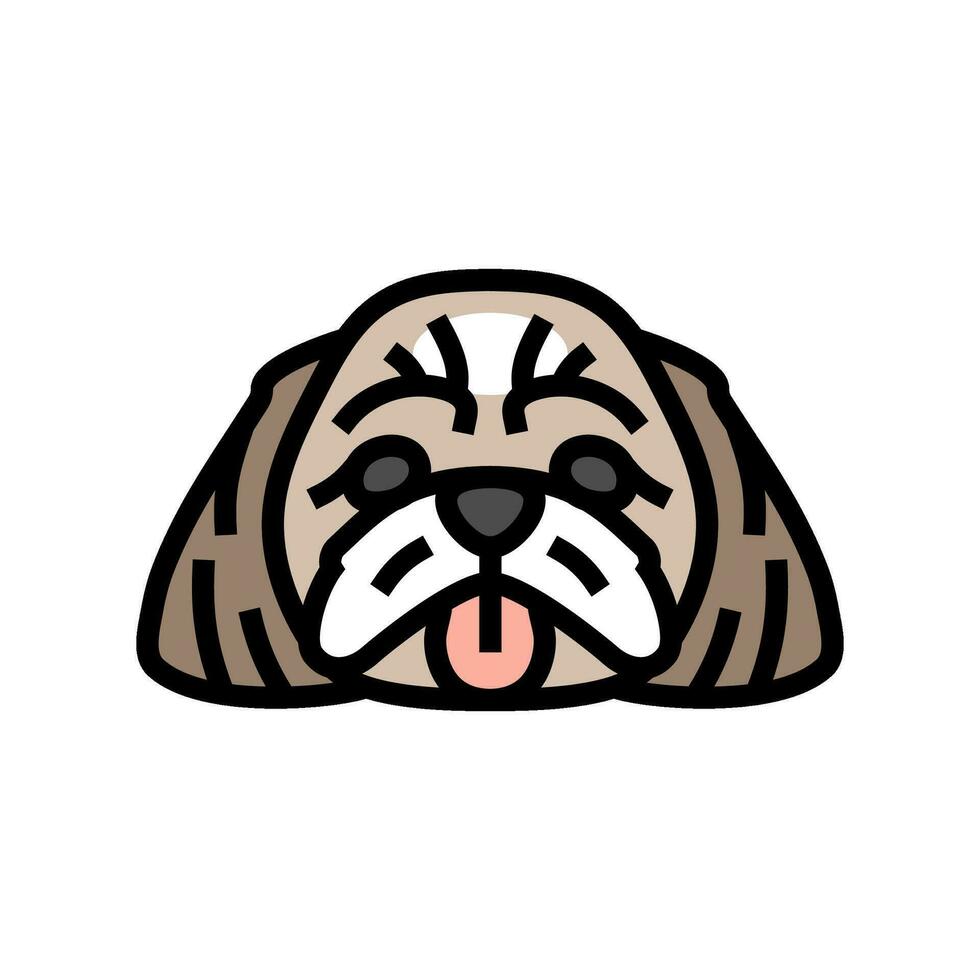 shih tzu dog puppy pet color icon vector illustration 25435546 Vector ... shih tzu dog puppy pet color icon vector illustration 25435546 Vector ...