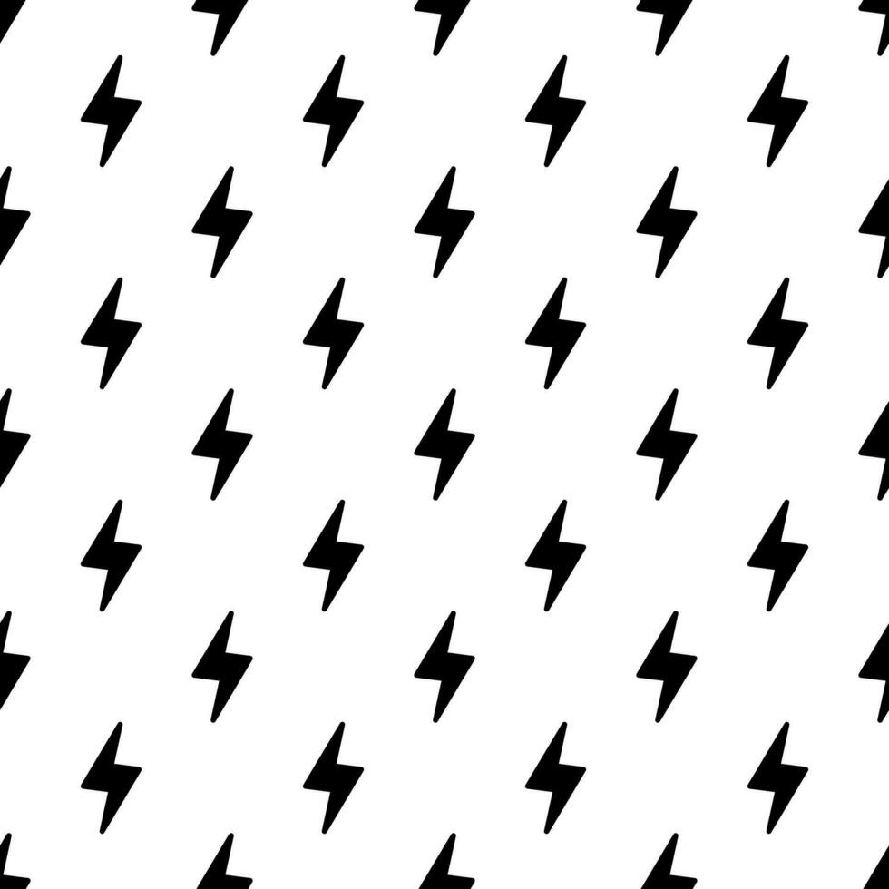 Lightning bolts, thunderbolts seamless pattern vector illustration ... Lightning bolts, thunderbolts seamless pattern vector illustration ...