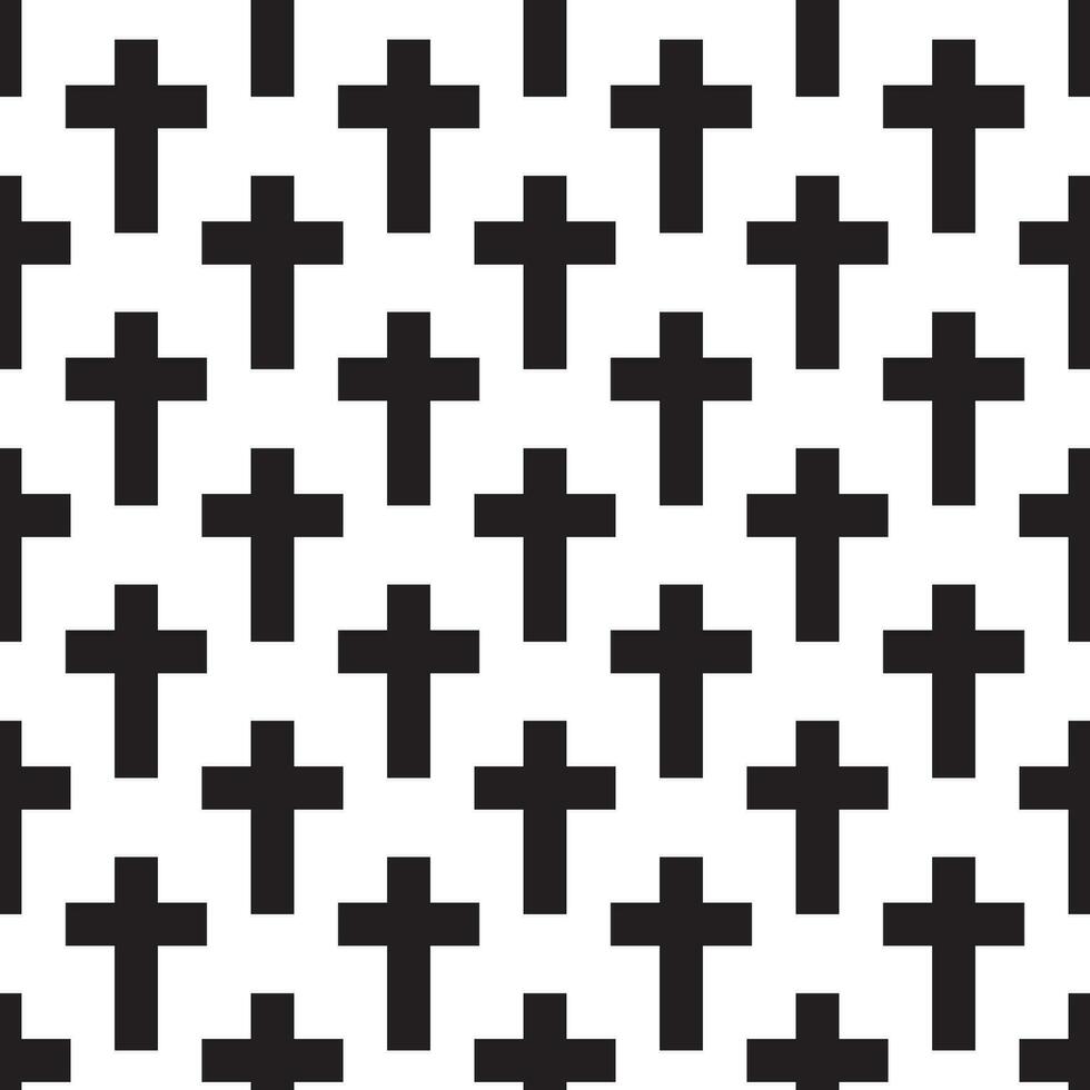 Christian Cross Seamless Pattern Vector Illustration 25436342 Vector