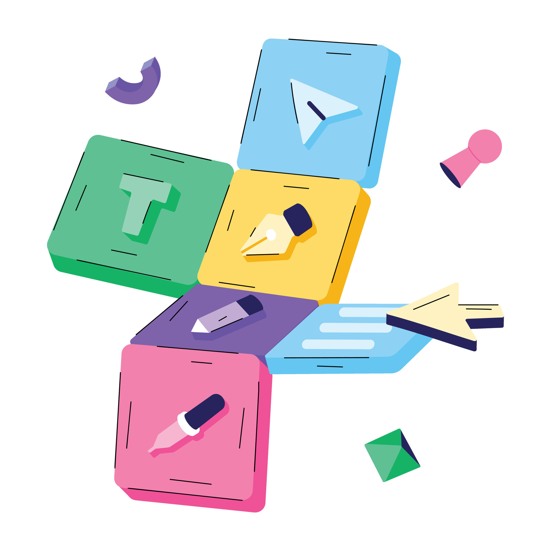 Trendy Design Toolbar 25439515 Vector Art At Vecteezy