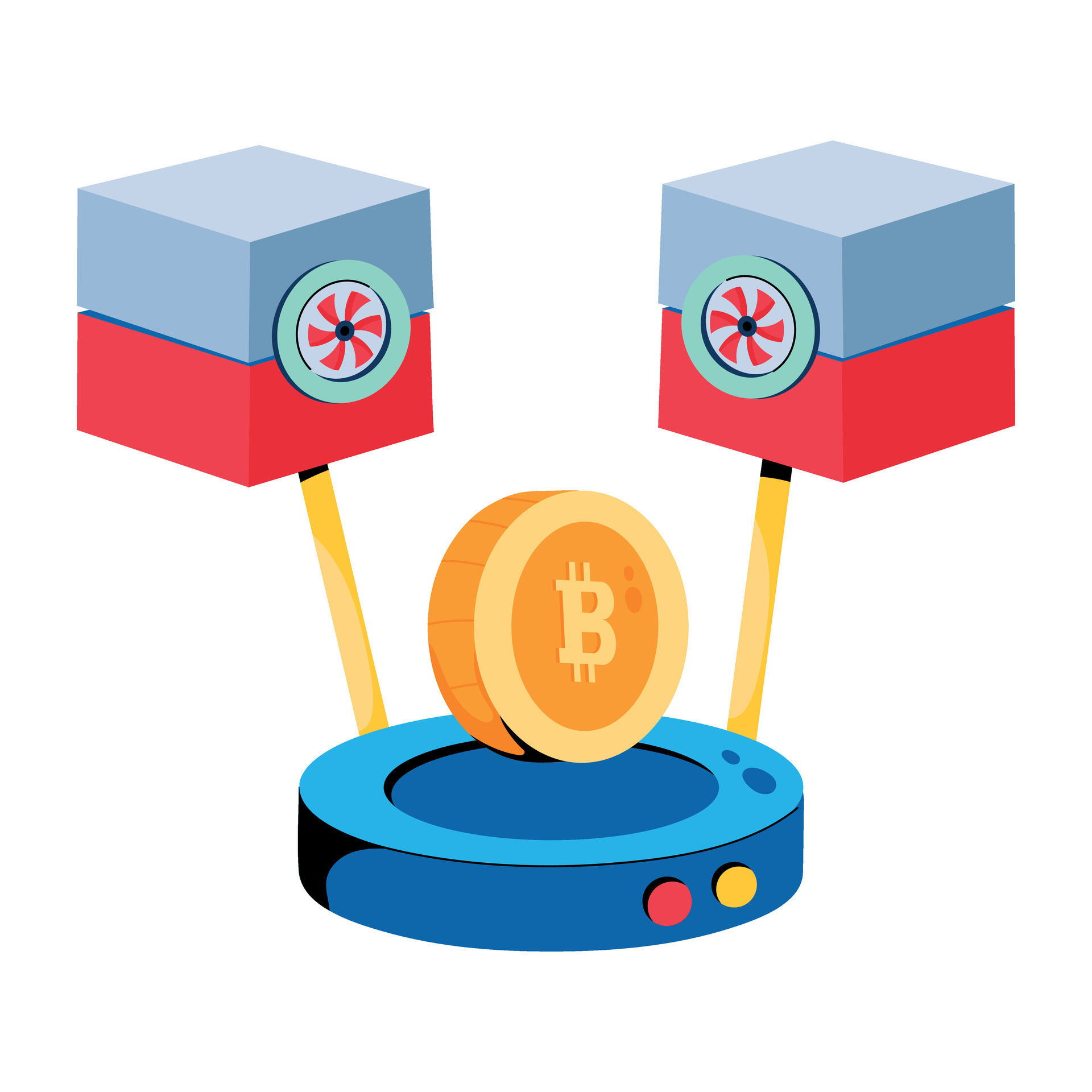 Trendy Bitcoin Farm 25443787 Vector Art at Vecteezy Trendy Bitcoin Farm 25443787 Vector Art at Vecteezy
