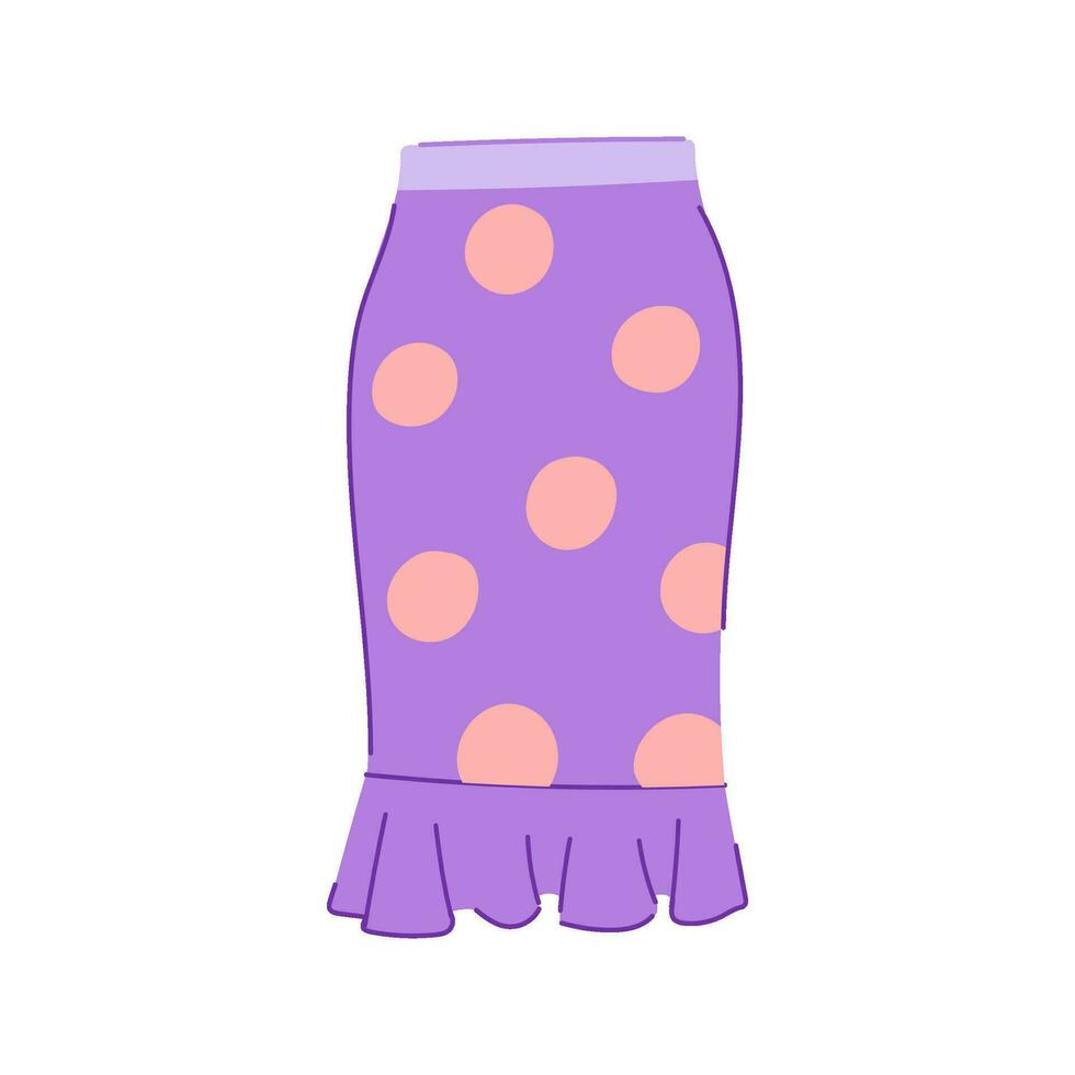 Template Skirt Fashion Cartoon Vector Illustration 25446785 Vector Art