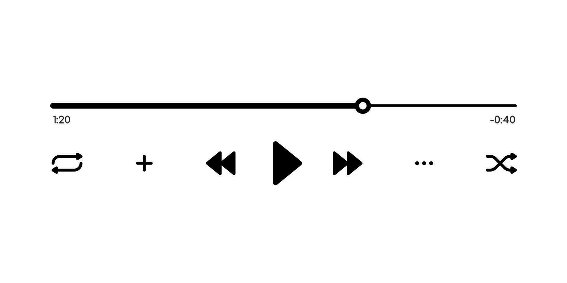 Music or video player interface vector template 25448751 Vector Art at ... Music or video player interface vector template 25448751 Vector Art at ...