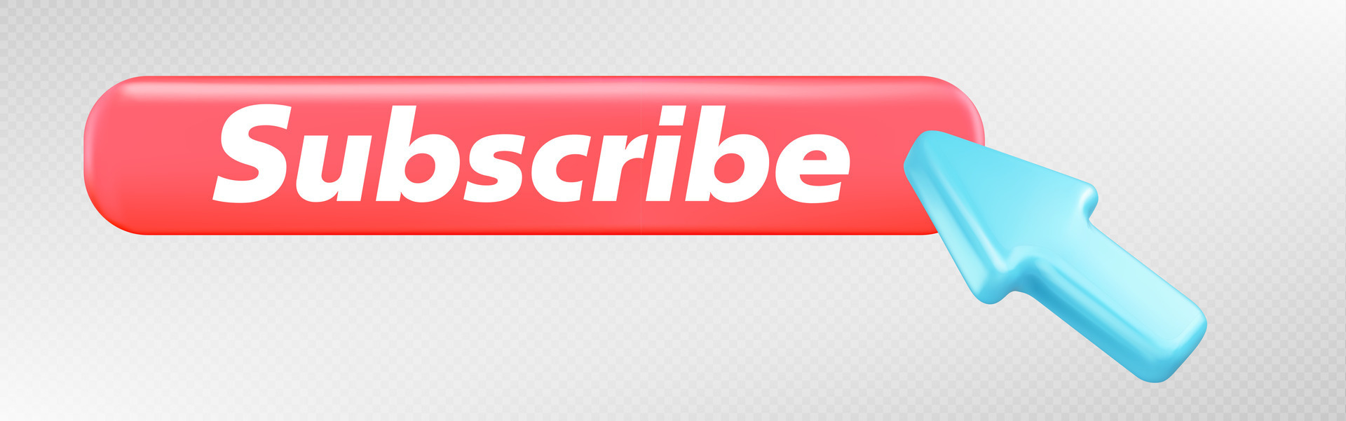 Red subscribe button vector icon with arrow click 25449445 Vector Art ...