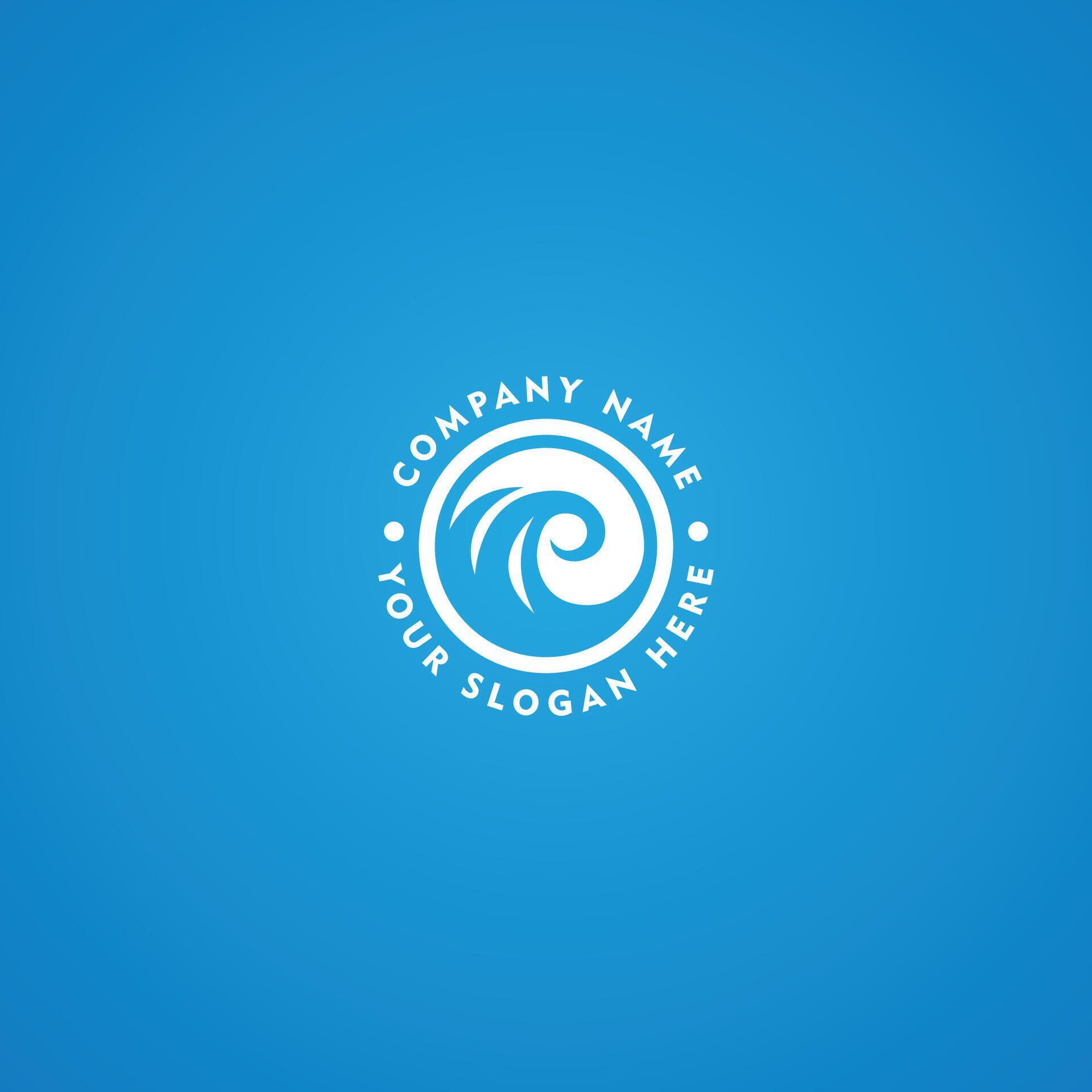 surf wave logo vector 25450484 Vector Art at Vecteezy