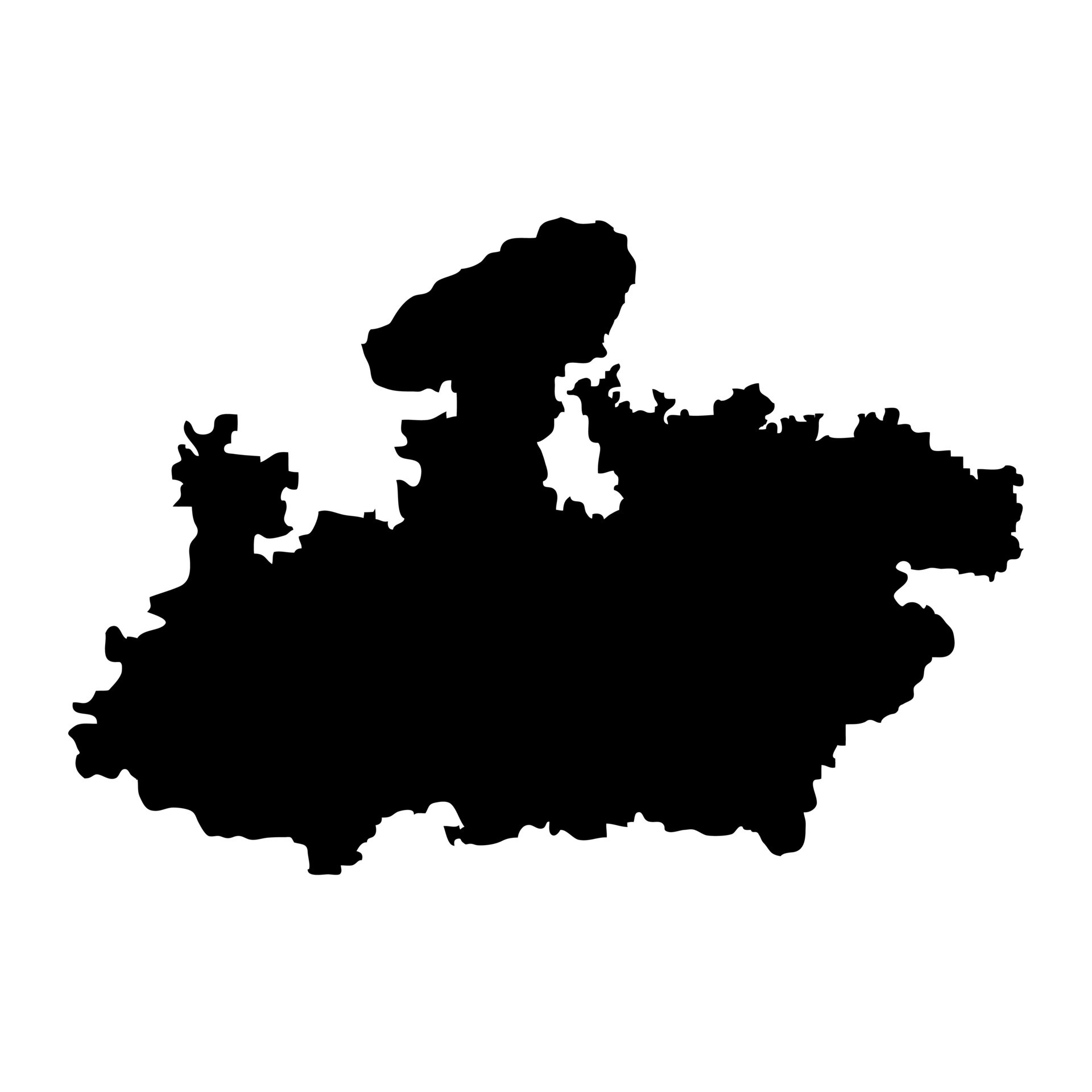 Madhya Pradesh state map, administrative division of India. Vector ... Madhya Pradesh state map, administrative division of India. Vector ...