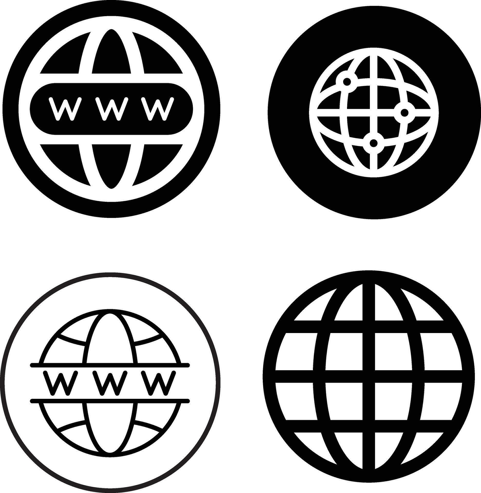 Simple Website icons. Element for mobile and web application concept ...