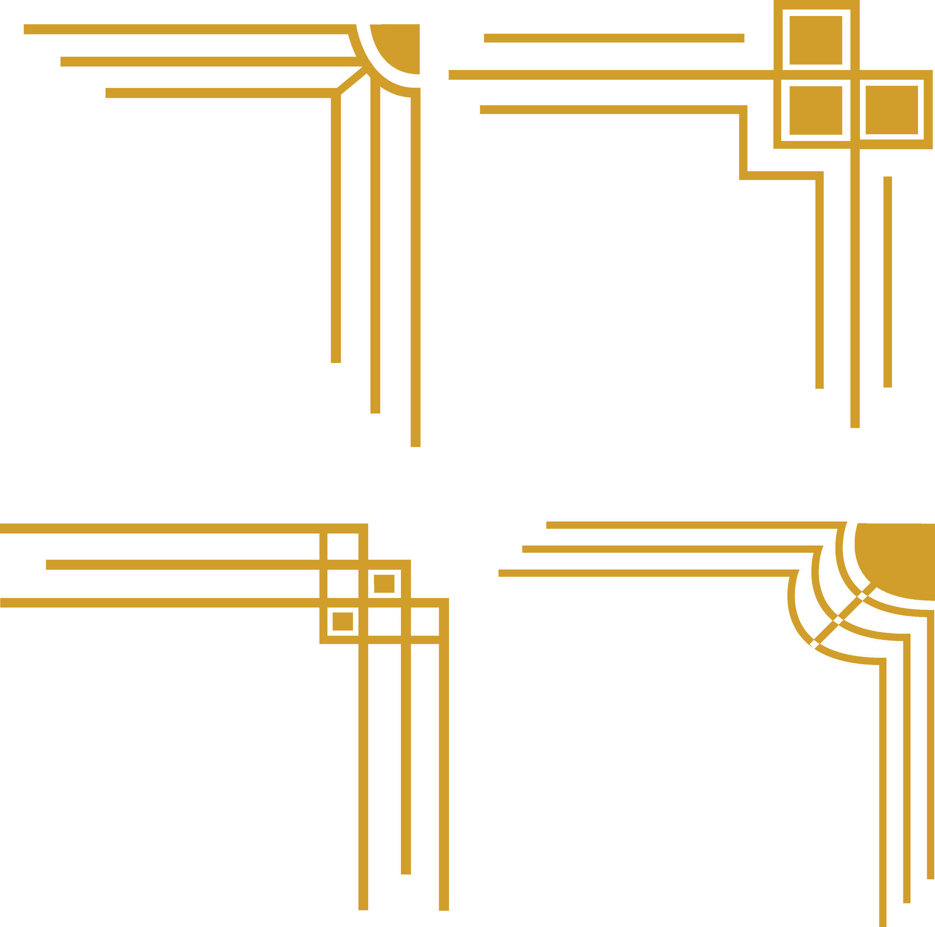 Modern Border Design Vector