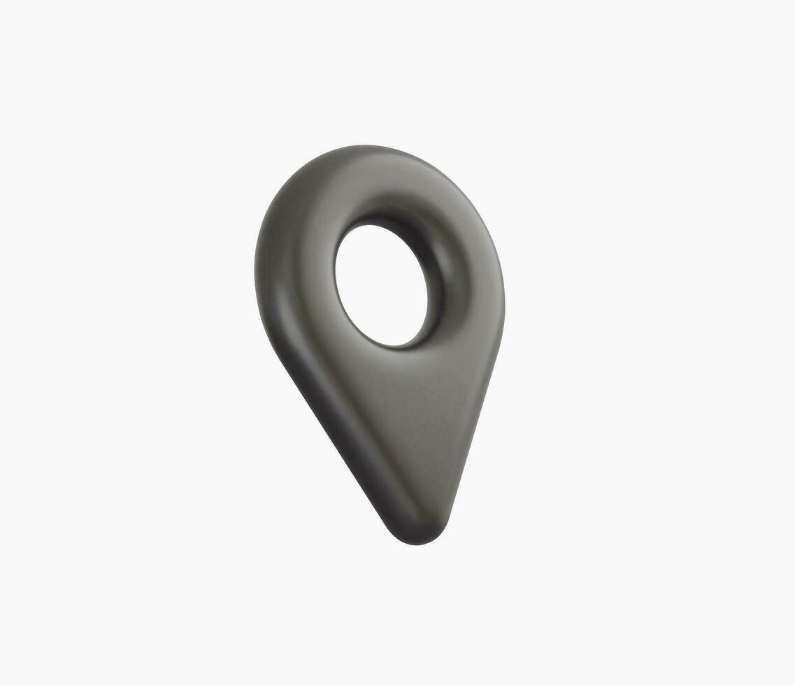 3d Realistic Location Map Pin Gps Pointer Markers Vector Illustration