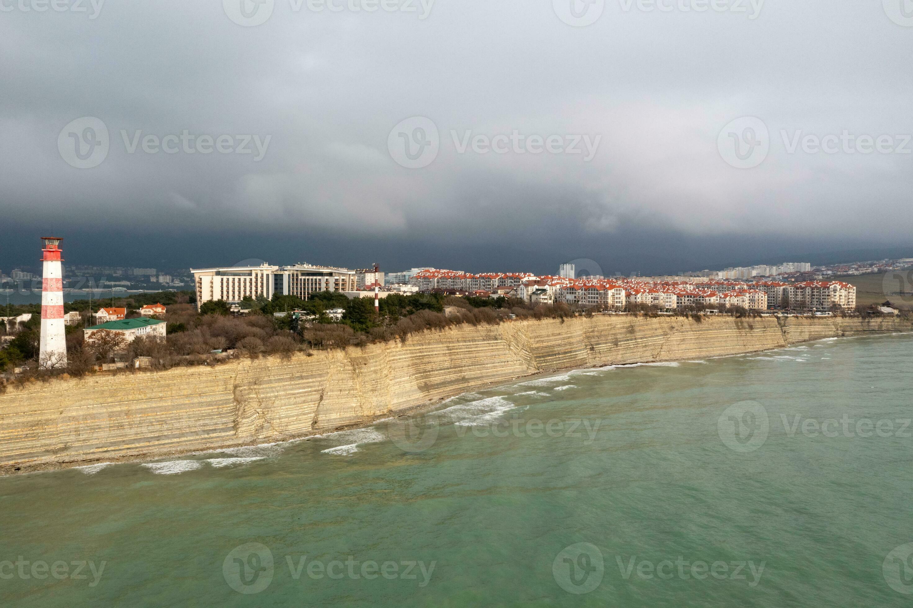 Lighthouse on Cape Tolsty - Gelendzhik, Russia 25461728 Stock Photo at ...