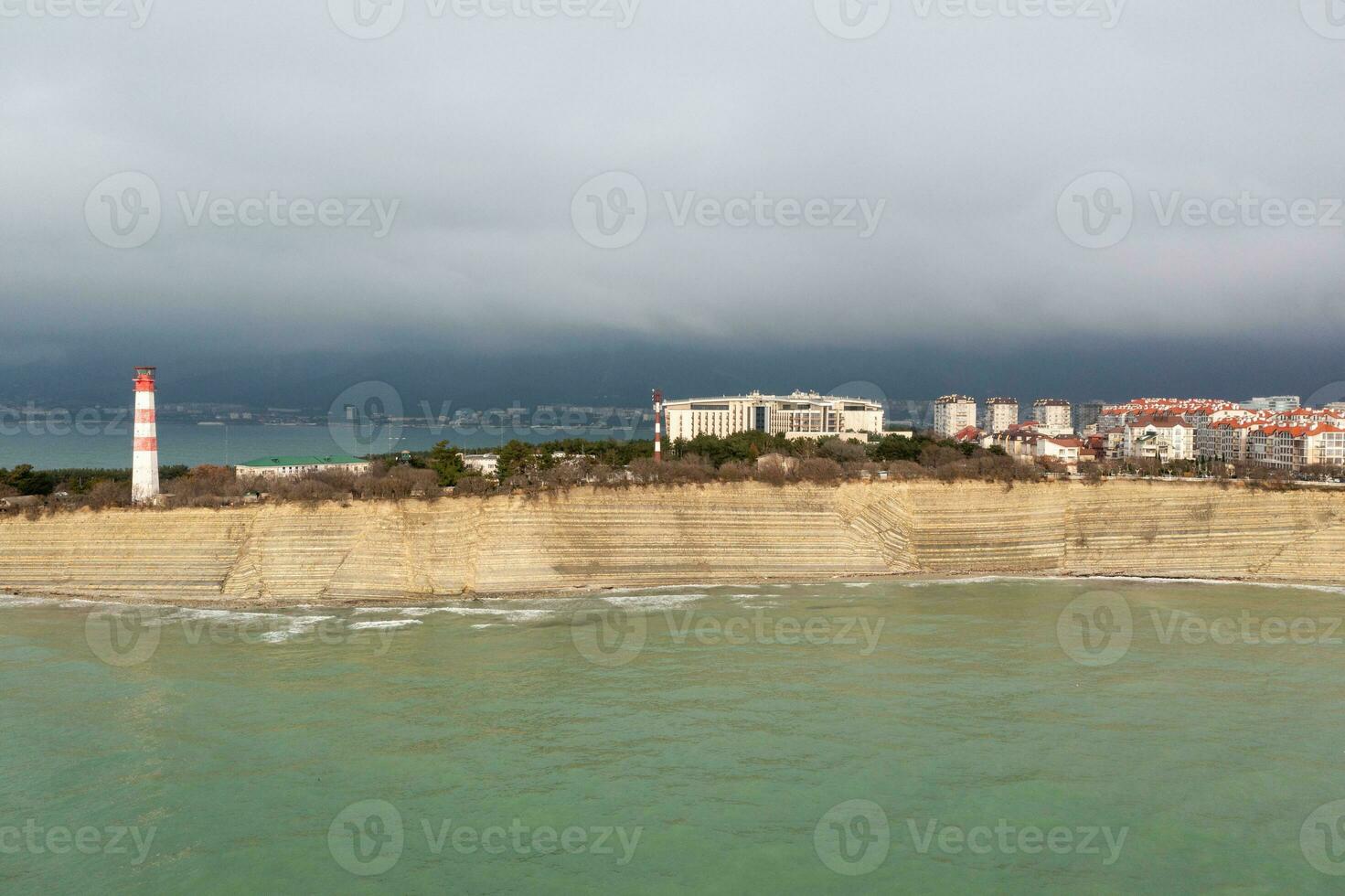 Lighthouse on Cape Tolsty - Gelendzhik, Russia 25461731 Stock Photo at ...