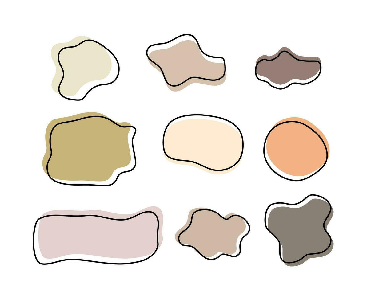 set of abstract shapes for design graphic 25463588 Vector Art at Vecteezy