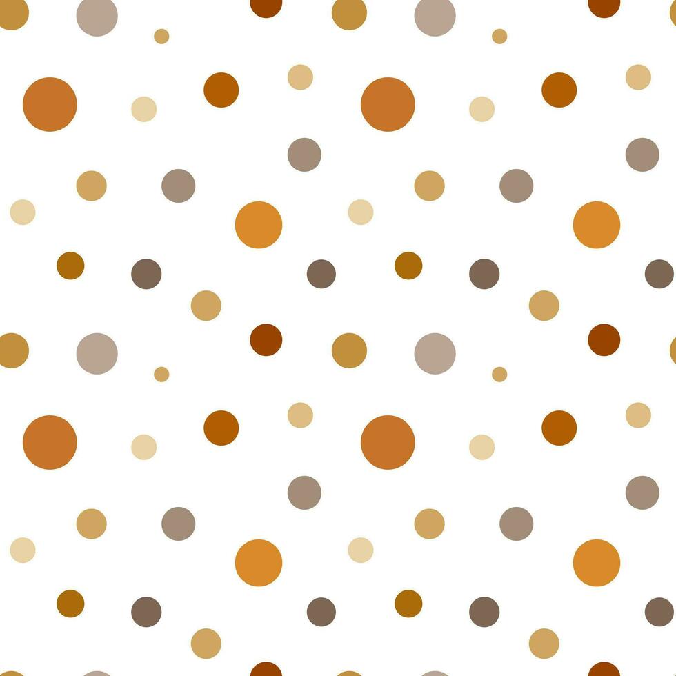 Pink And Brown Polka Dot Background