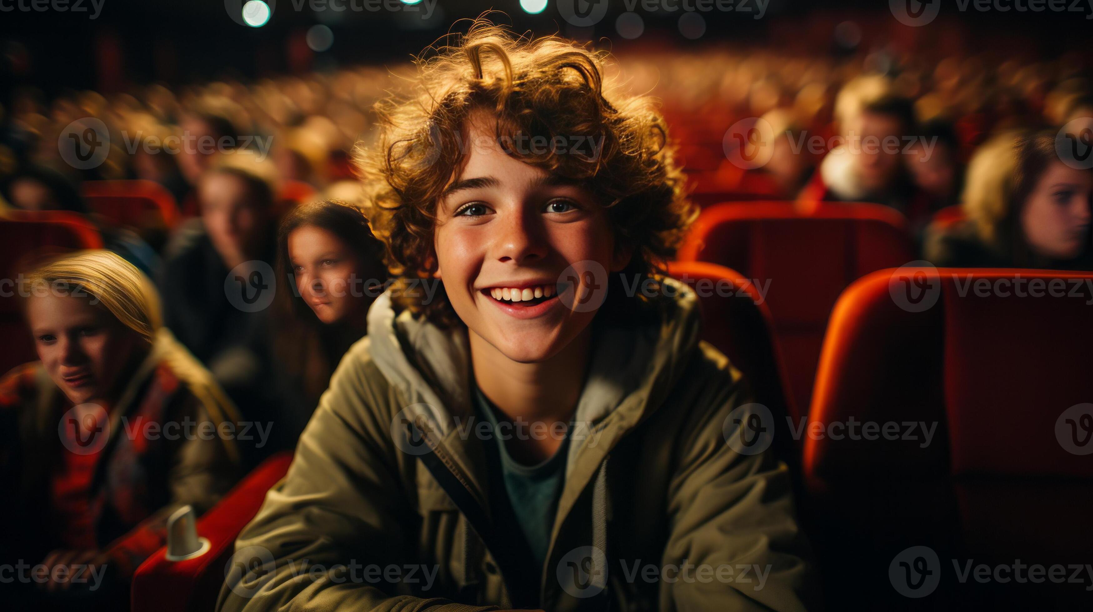 Man eating popcorn in a movie theater, sitting and eating popcorn. 25464044 Stock Photo at Vecteezy