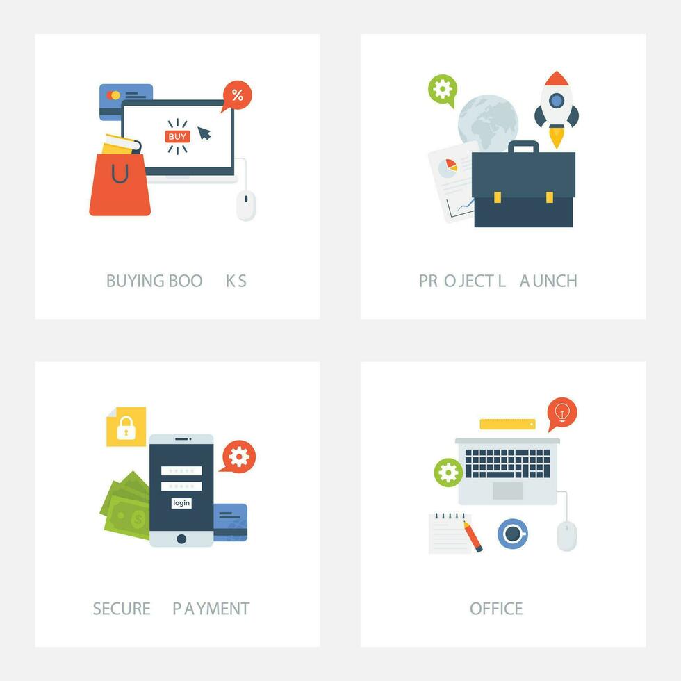 UIUX Illustrations Pack 25466254 Vector Art at Vecteezy