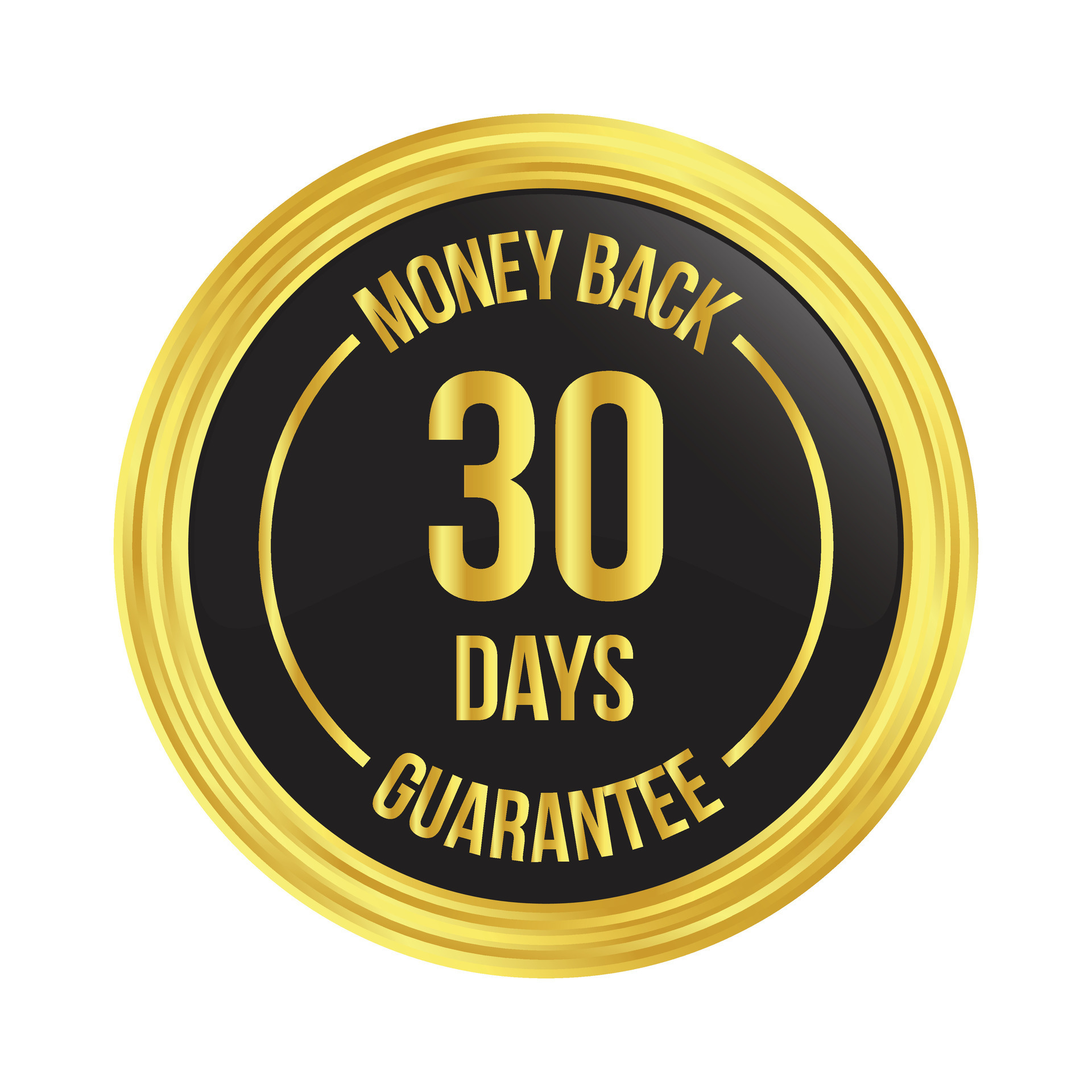 Glossy 30 Days Money Back Guarantee, Full Refund Guarantee, 100 Percent ... Glossy 30 Days Money Back Guarantee, Full Refund Guarantee, 100 Percent ...