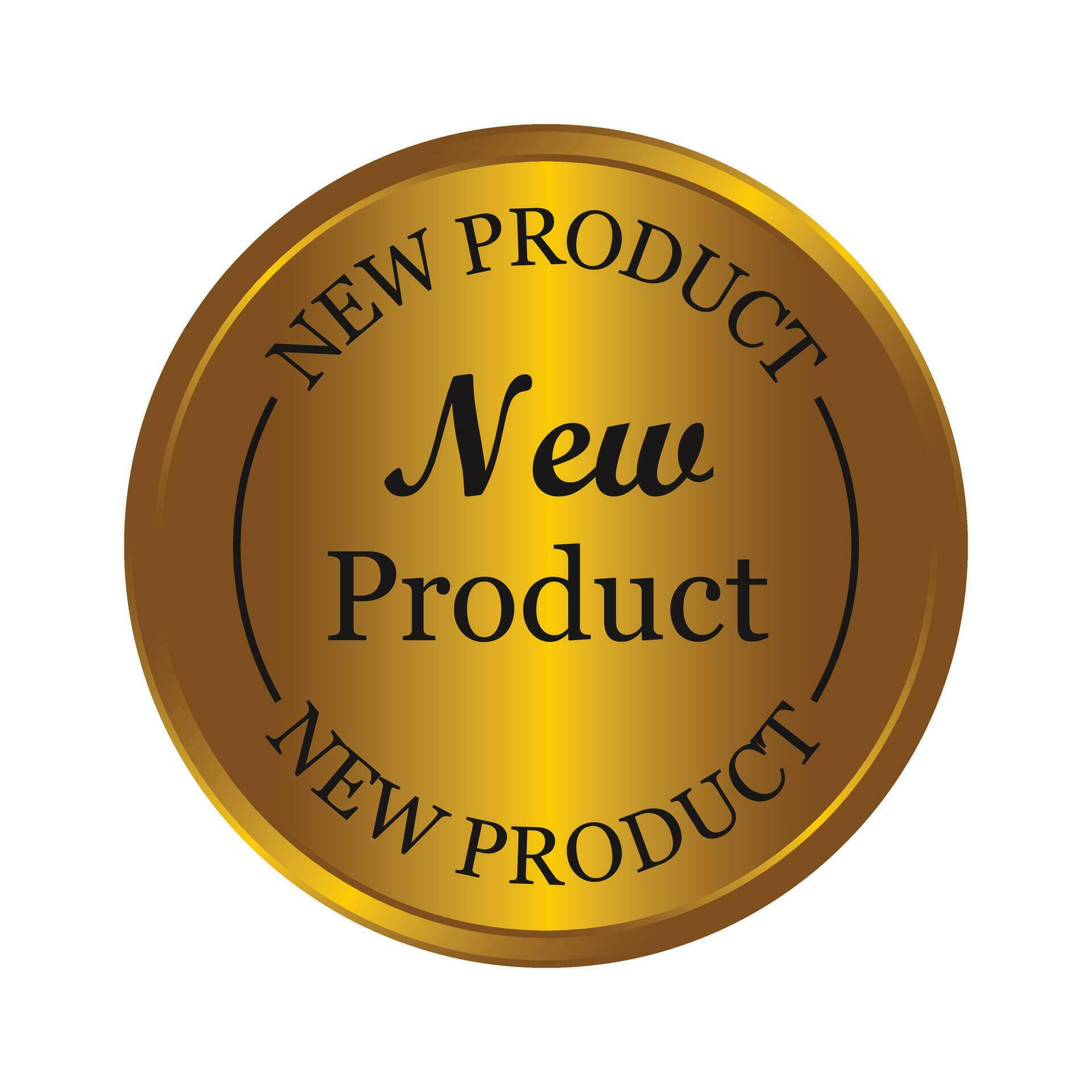 Glossy New Product Label, New Products Icon, New Product Banner, 3D Realistic Business Badge ...