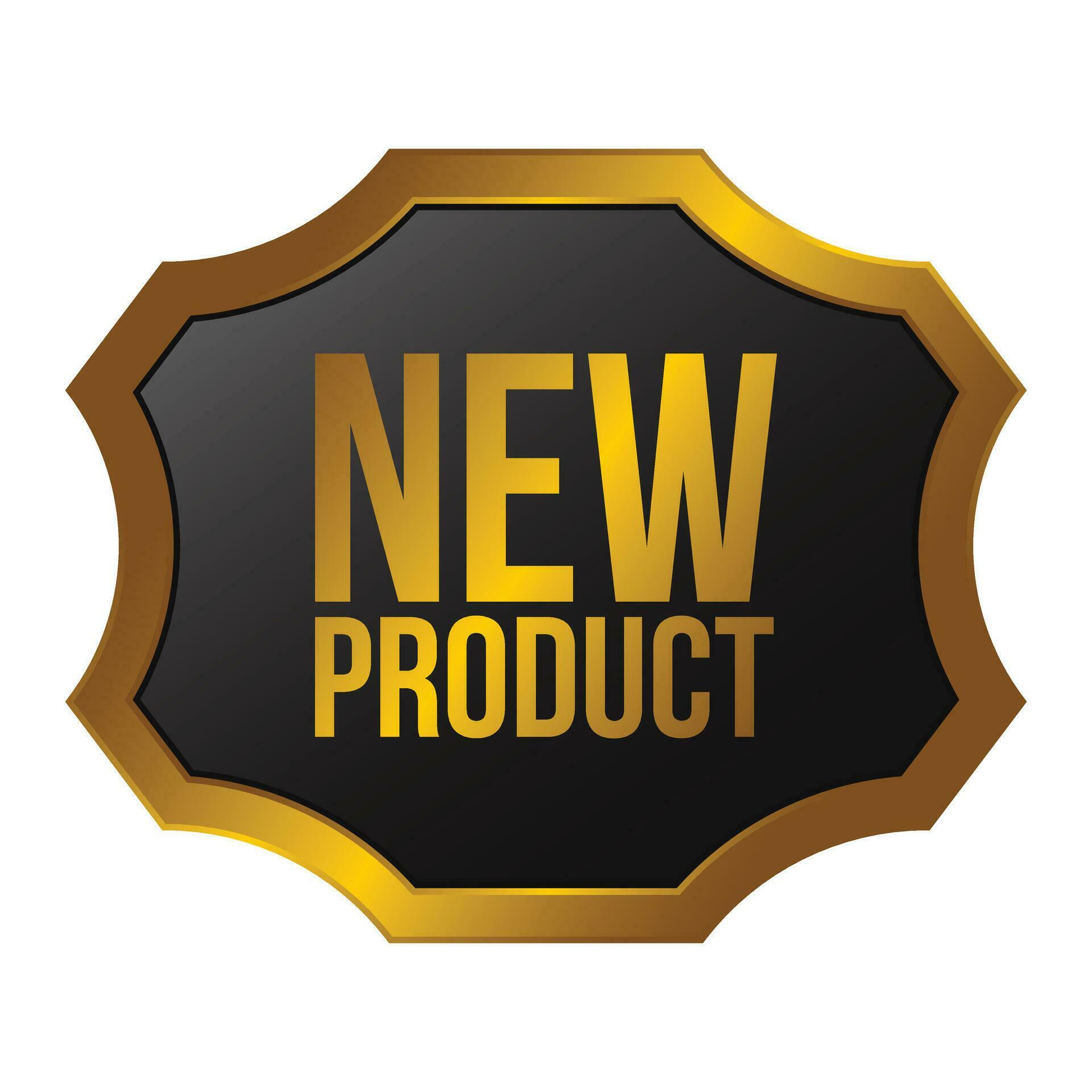 Glossy New Product Label, New Products Icon, New Product Banner, 3D Realistic Business Badge ...