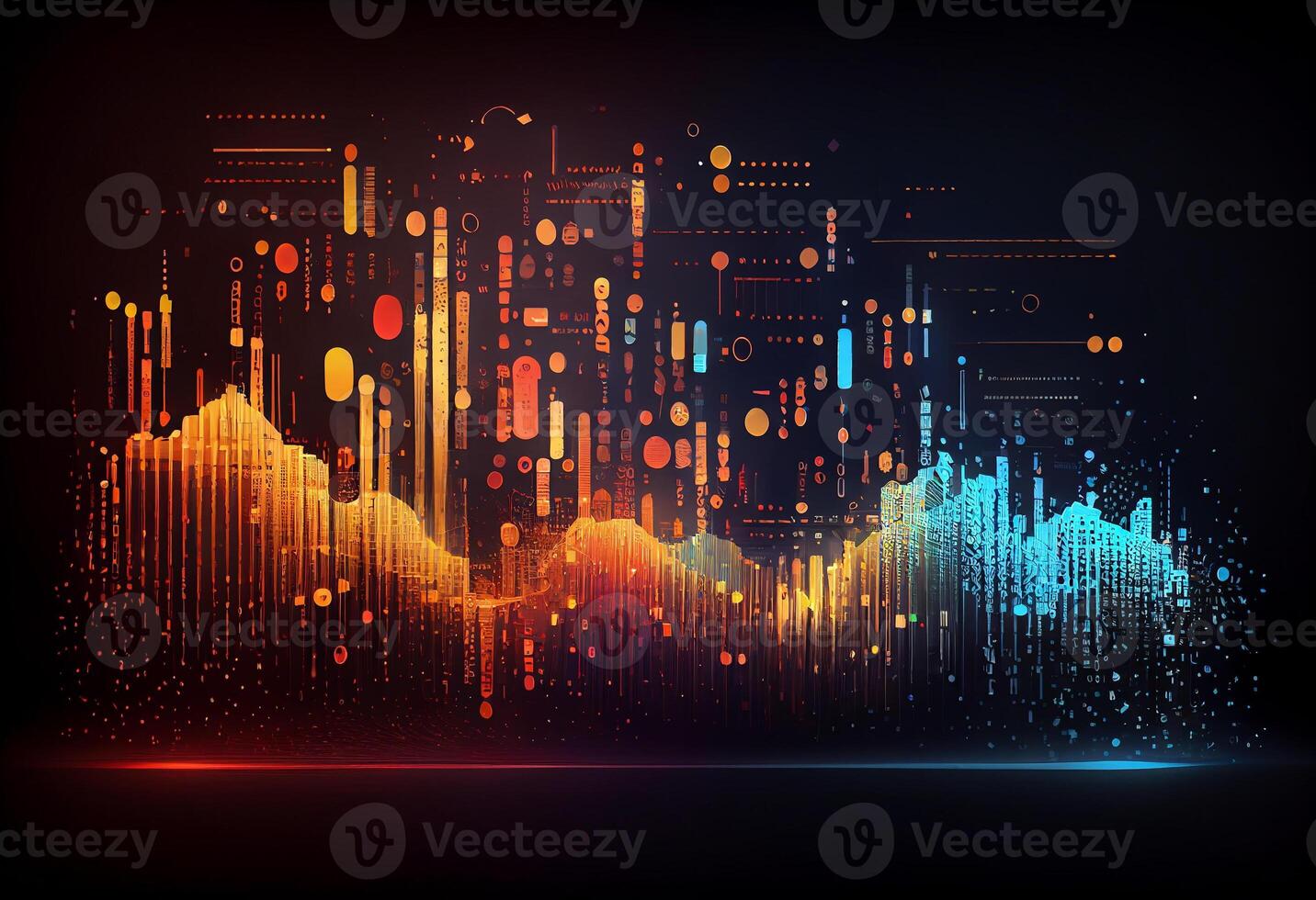 Abstract technology big data background concept. . 25471723 Stock Photo ...