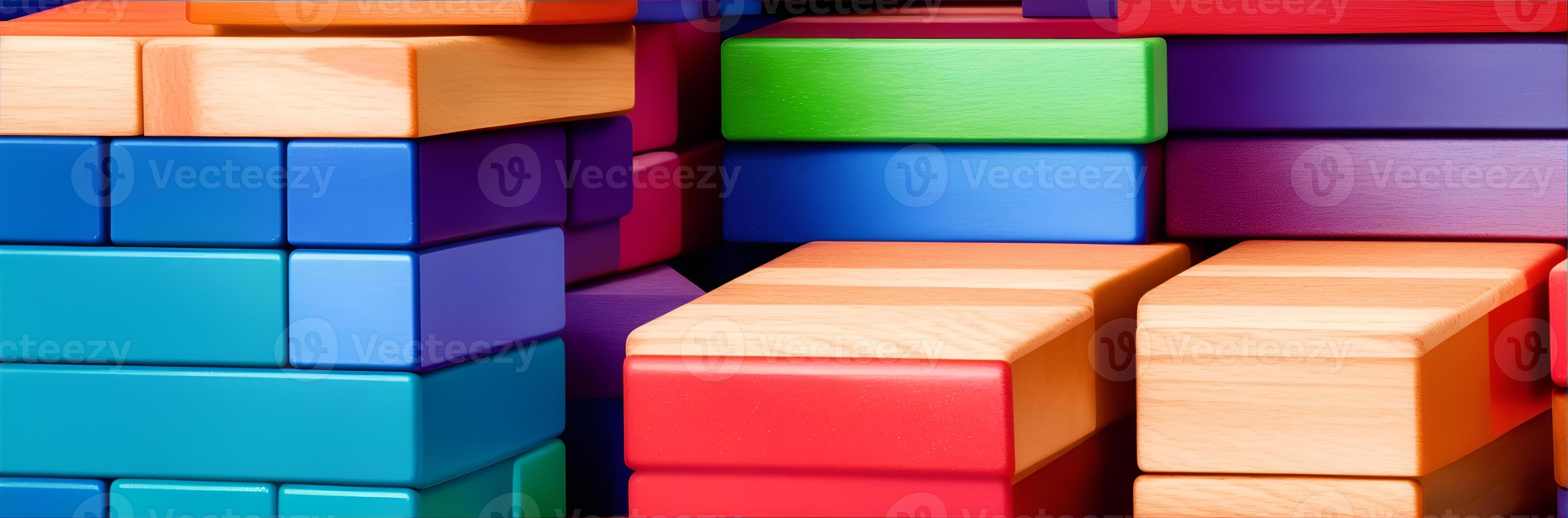 Spectrum of stacked multi-colored wooden blocks. 25473763 Stock Photo ... Spectrum of stacked multi-colored wooden blocks. 25473763 Stock Photo ...