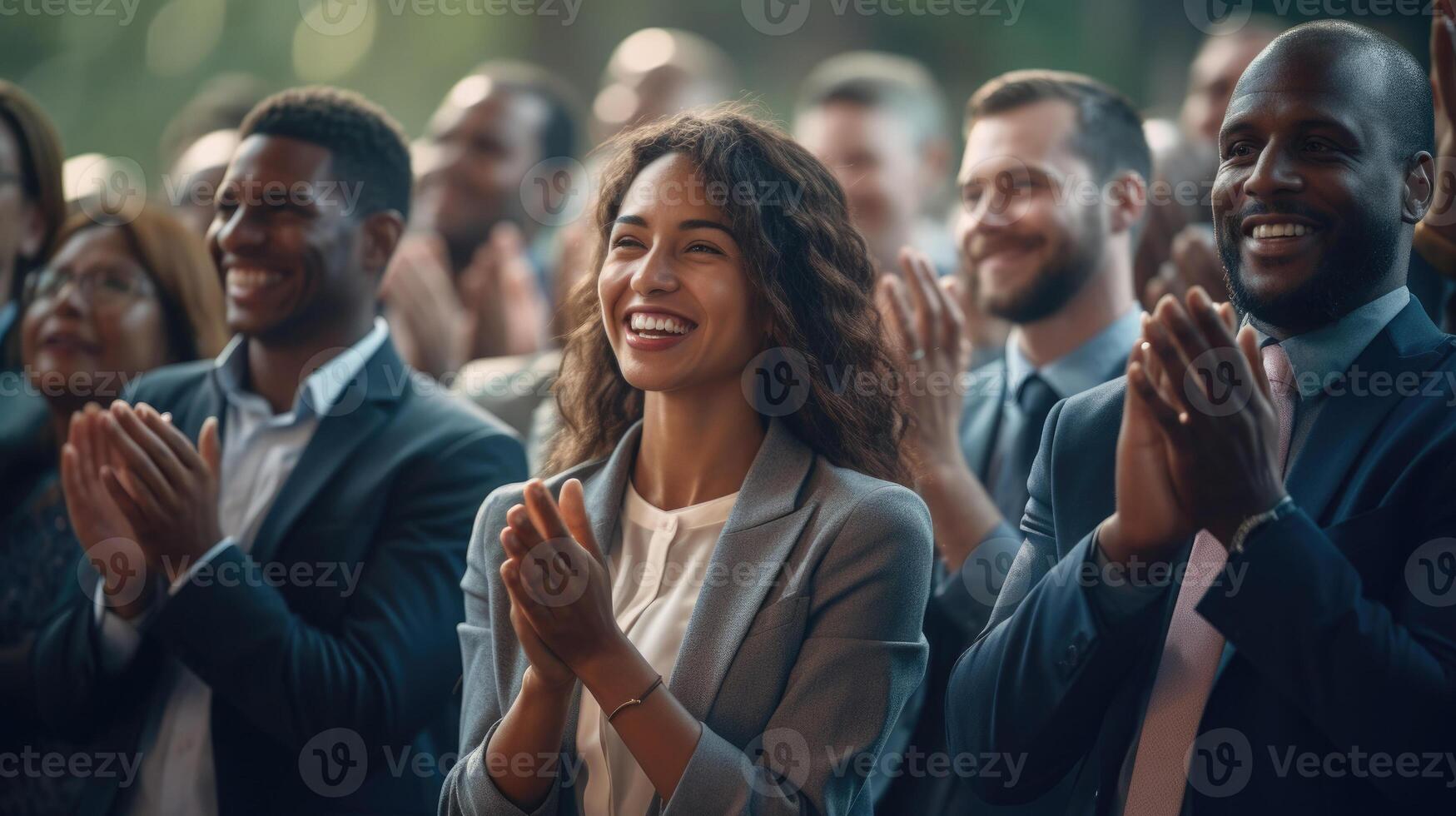 Business people clapping at conference. Generative AI 25479168 Stock ... Business people clapping at conference. Generative AI 25479168 Stock ...