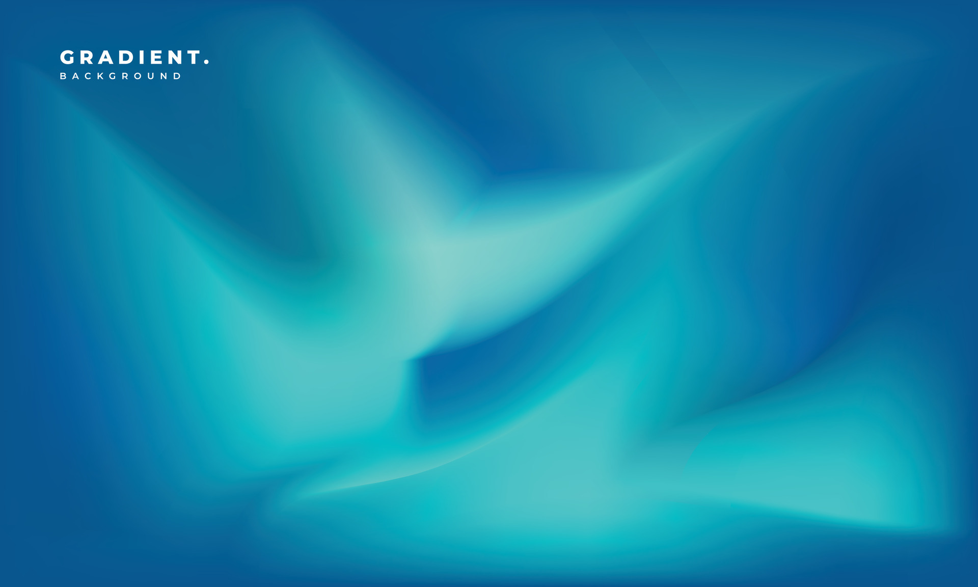 Blue Fluid Blurred Gradient Mesh Background Template Copy Space Dynamic Colour Gradation
