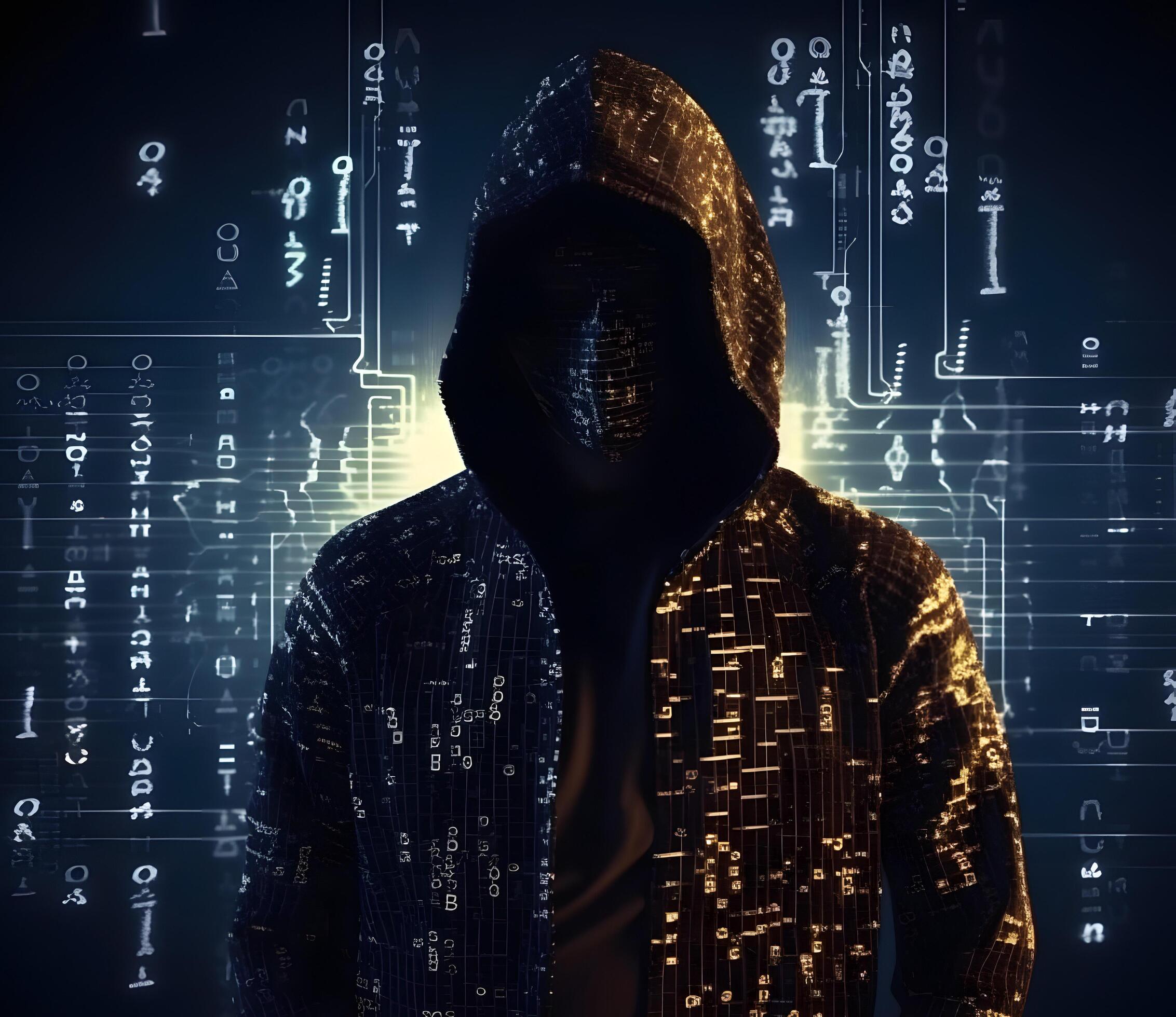 Anonymous hacker. Concept of cybercrime, cyberattack, dark web. 25481703 Stock Photo at Vecteezy