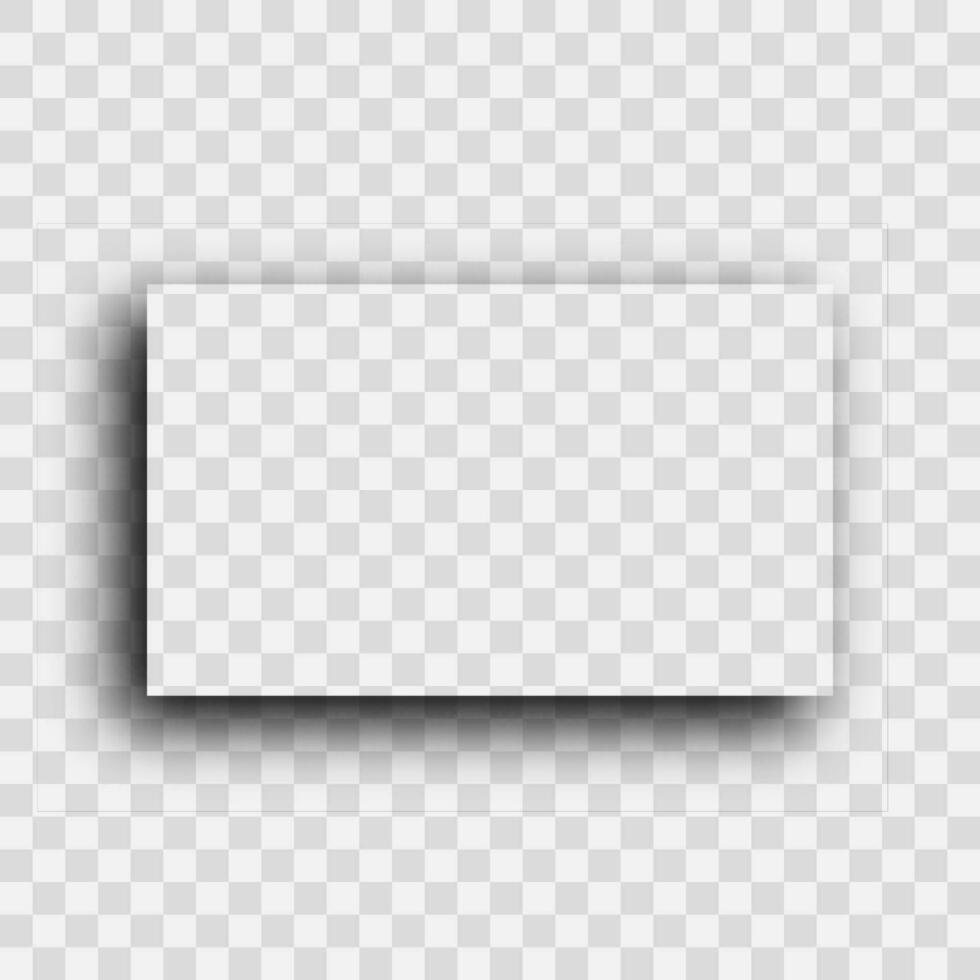 Dark transparent realistic shadow. Rectangle shadow 25502054 Vector Art at Vecteezy