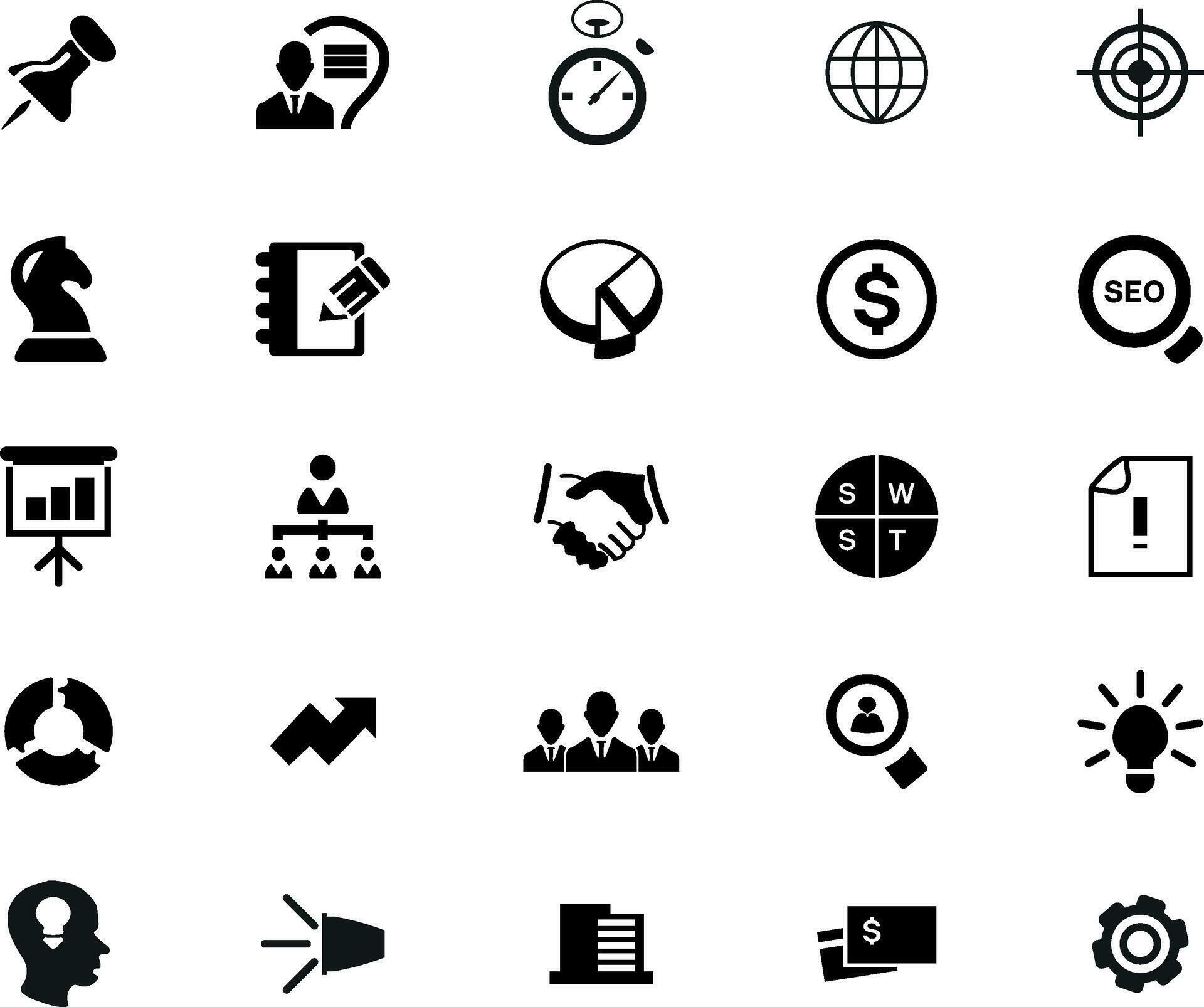 Digital marketing icons set . Digital marketing pack symbol vector ... Digital marketing icons set . Digital marketing pack symbol vector ...