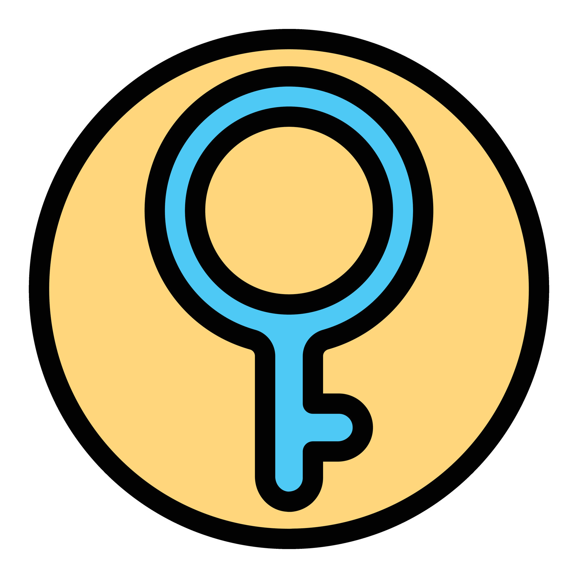 Gender Identity Estrogen Icon Vector Flat 25506659 Vector Art At Vecteezy